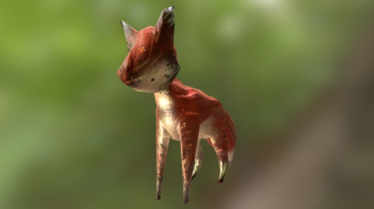 Fox - 3D model by RoseWilkinson [7e9c1be] - Sketchfab
