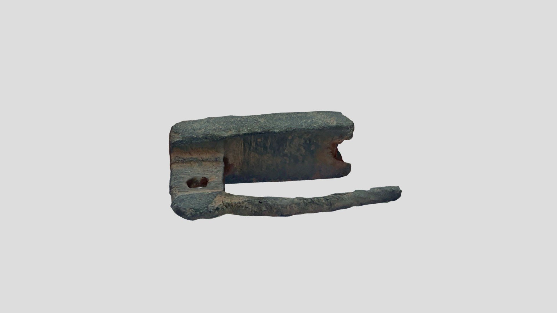 Wmid-9c7c4c - Medieval Barb-spring padlock - Download Free 3D model by ...