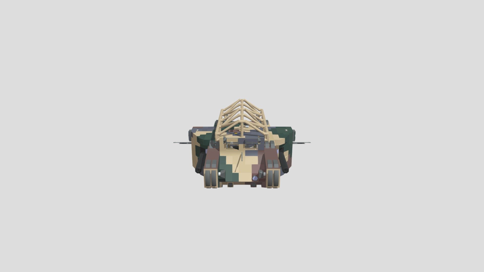 MKI WWI Heavy Tank - 3D model by Grooverchan [7e9df89] - Sketchfab