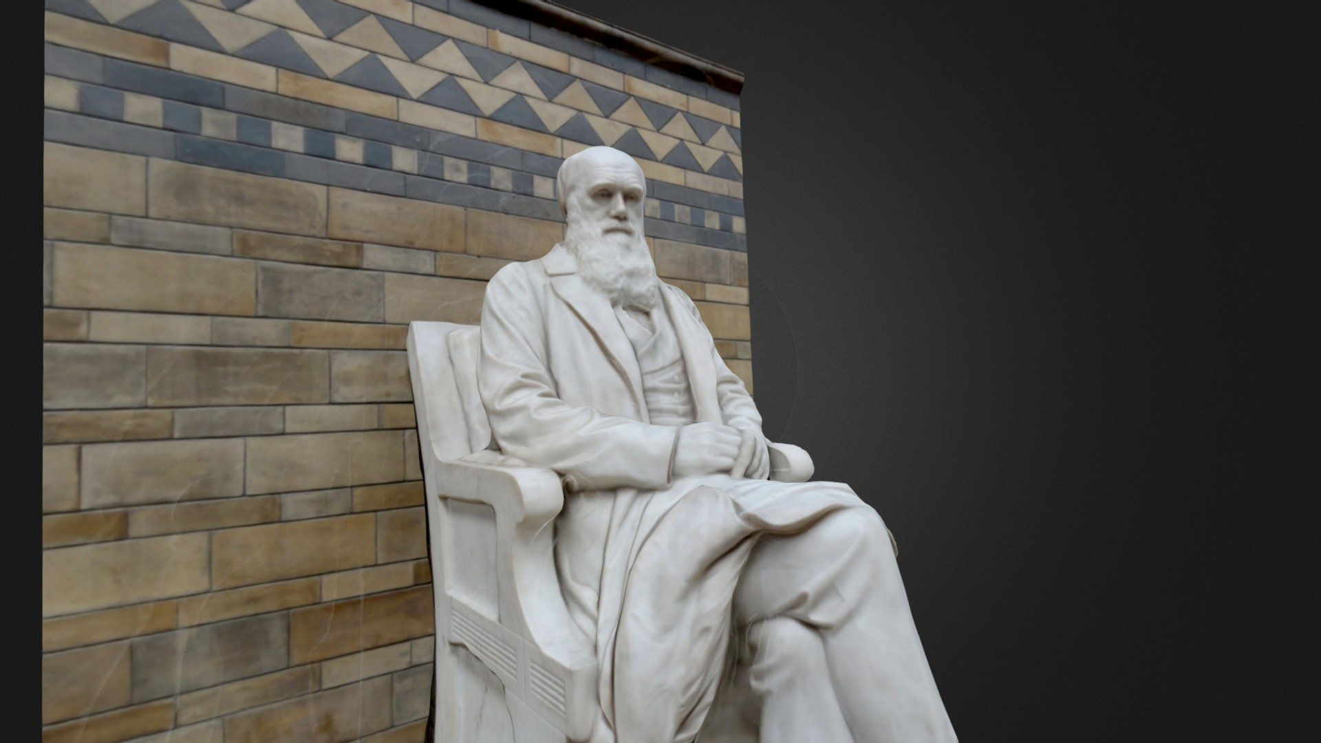 Charles Darwin - 3D model by Thomas Flynn (@nebulousflynn) [7e9fb7b ...