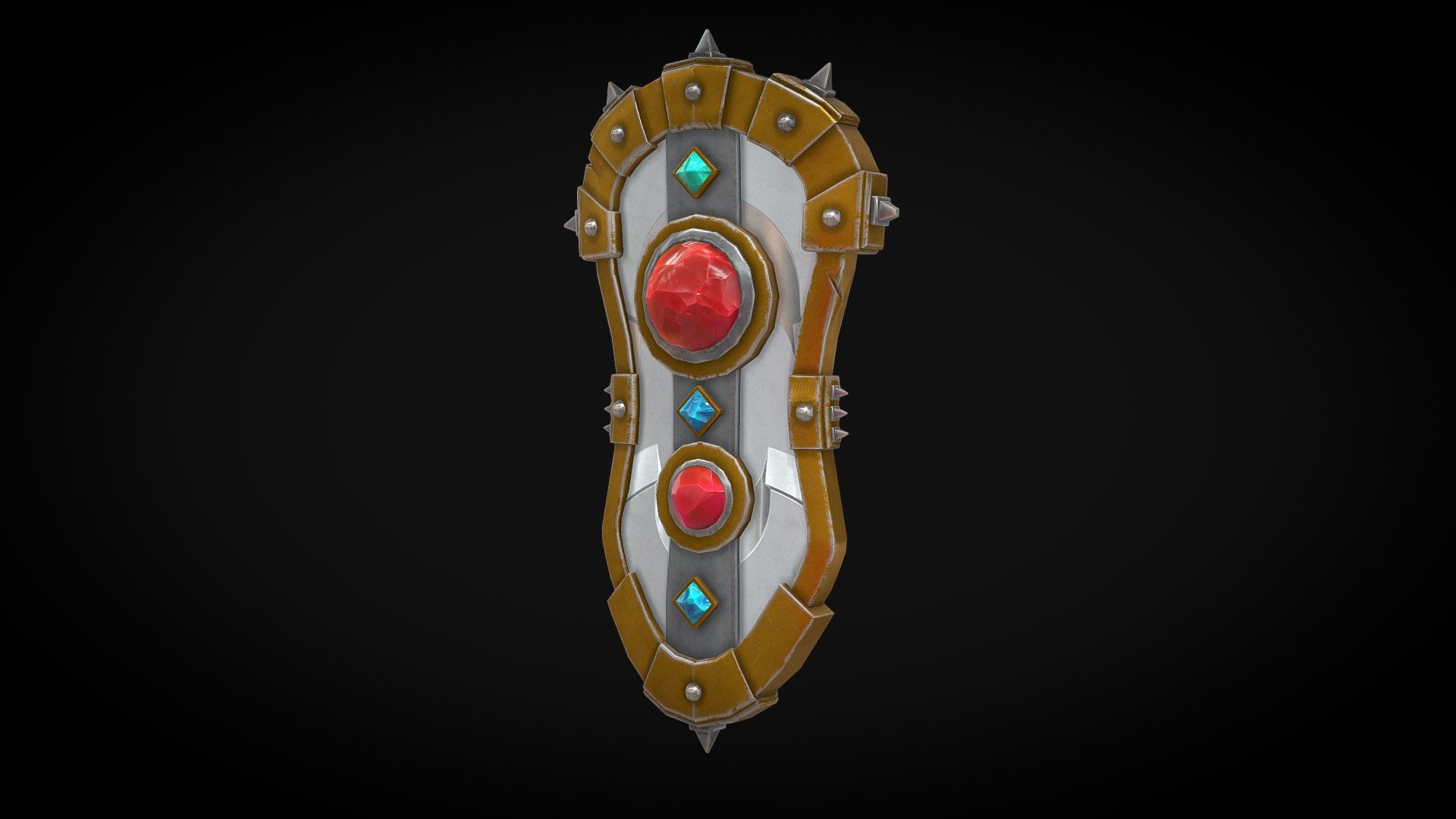 Paladin Tower Shield - 3D model by Pawel Zalecki (@Pawel_Zalecki ...