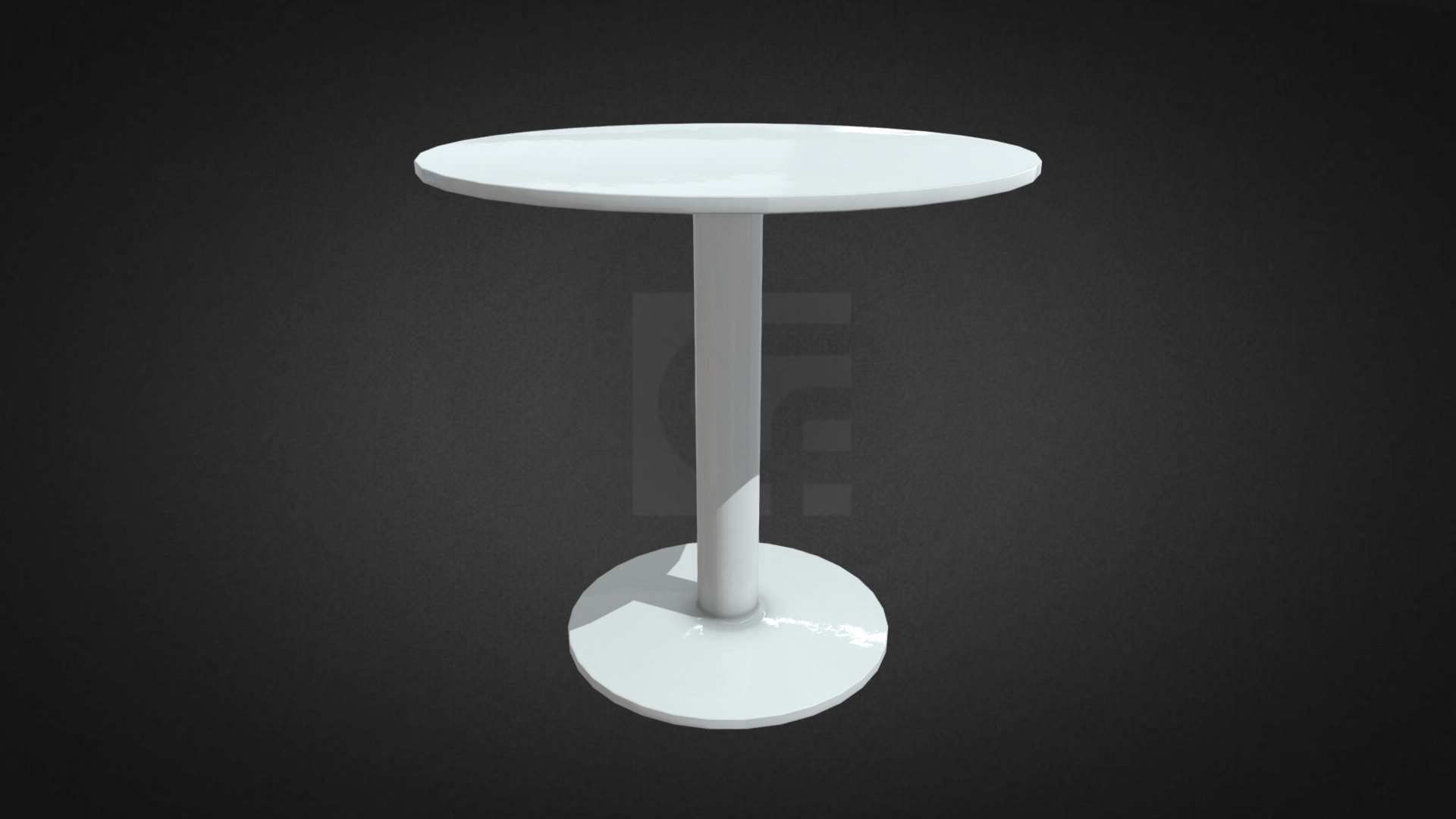 Surf Table White Hire - 3D model by conceptfurniture [7ea17f8] - Sketchfab