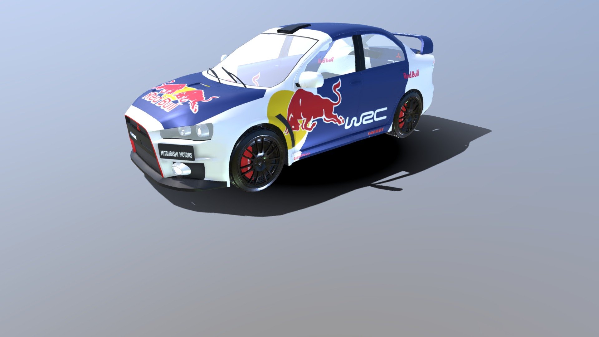 Mitsubishi Evo Lancer X Rally - 3D model by aaronrogers30 [7ea2421 ...