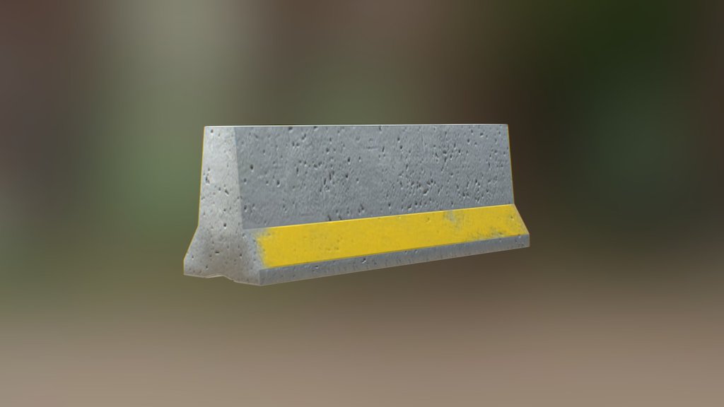 Low poly concrete block - 3D model by torchwurm [7ea29d3] - Sketchfab