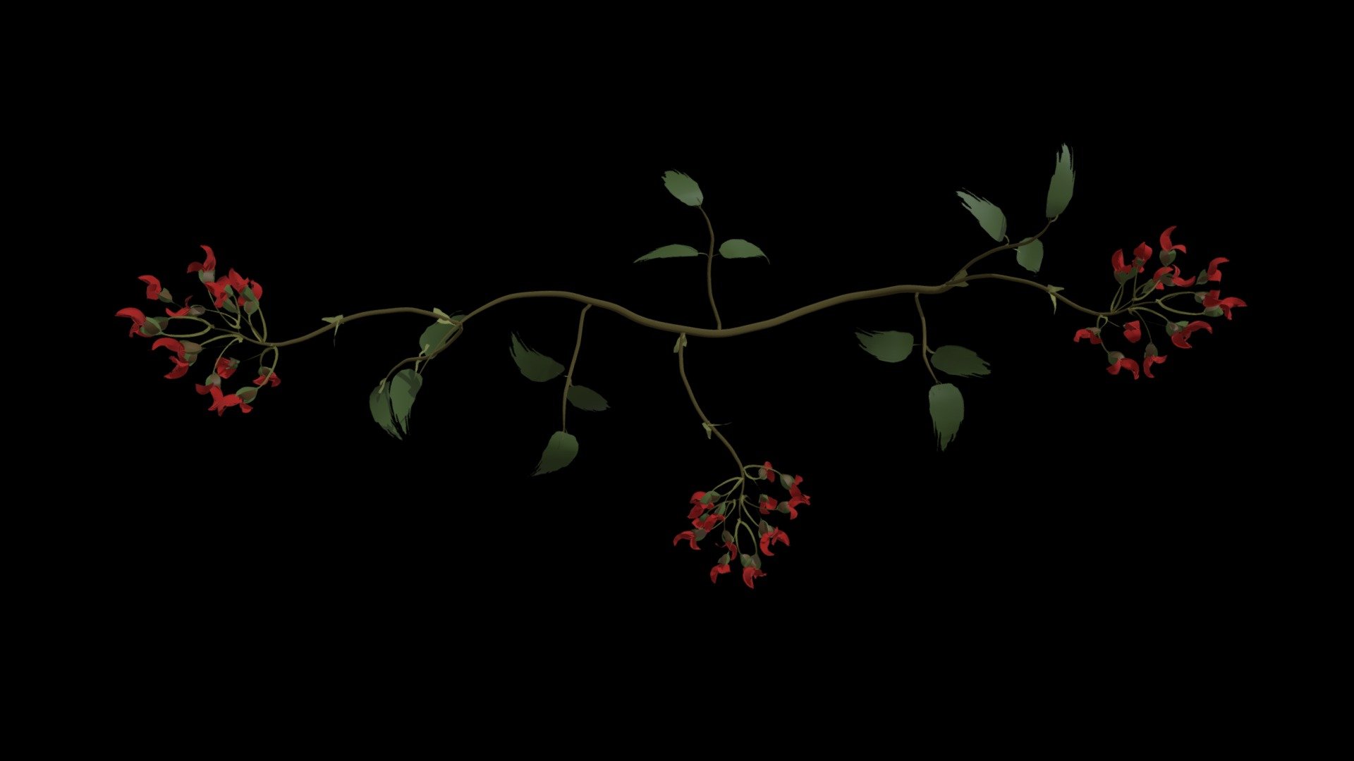 Forest Flame Vine - 3D model by thebadlament [7ea351a] - Sketchfab
