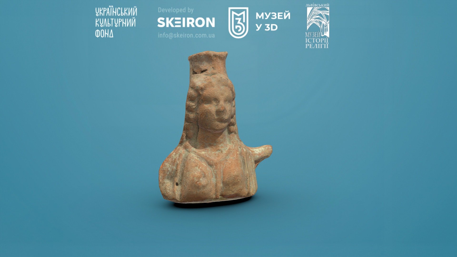 Глечик із зображенням Деметри. 2-1 ст. до н.е. - 3D model by SKEIRON [7ea3afe] - Sketchfab