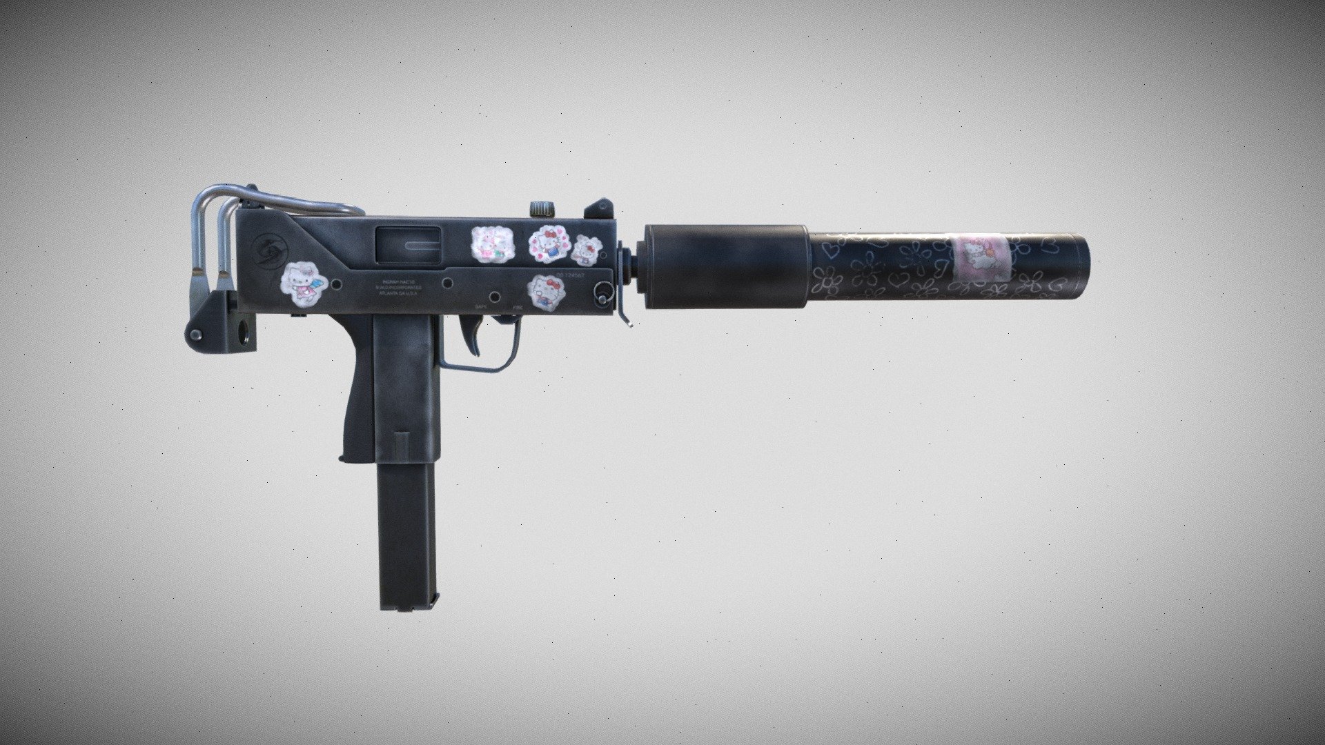 MAC-10 - 3D model by Marat_Babarykin [7ea62c9] - Sketchfab