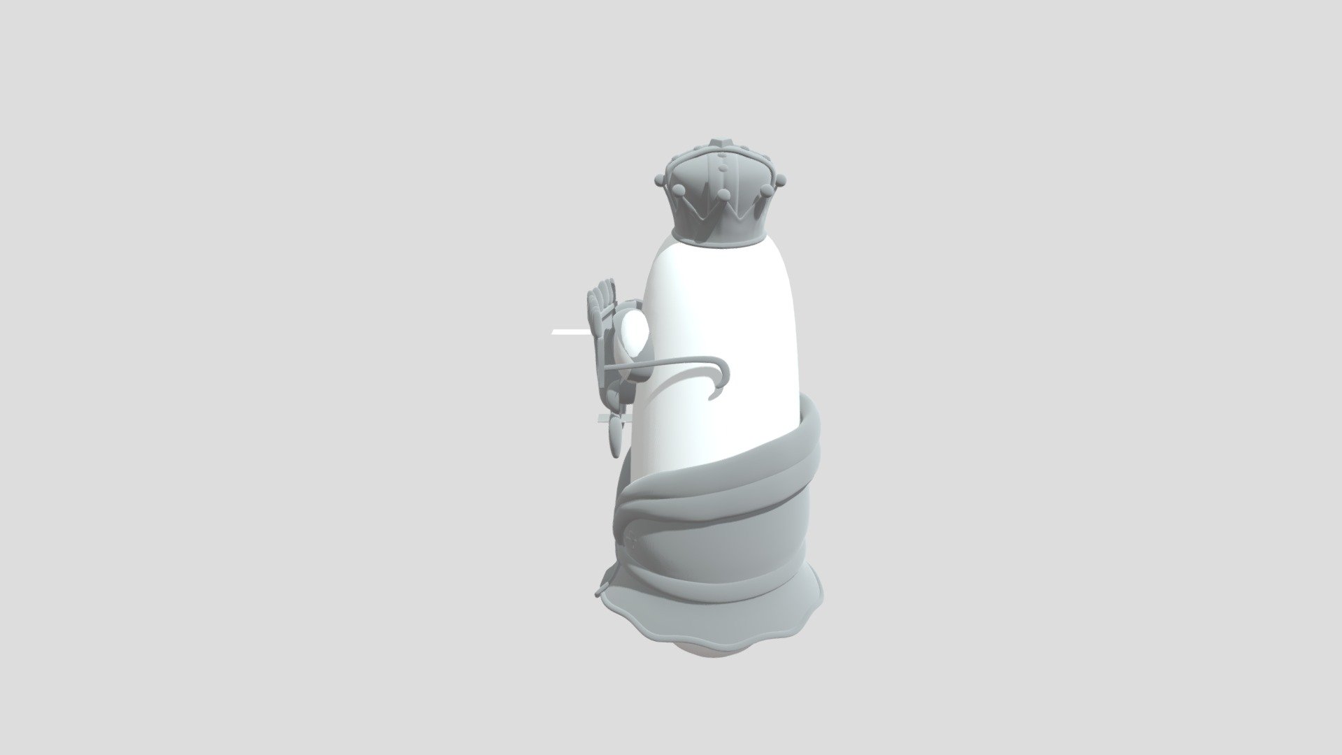 Larry The Cucumber As King George (Disguise) - Download Free 3D model ...