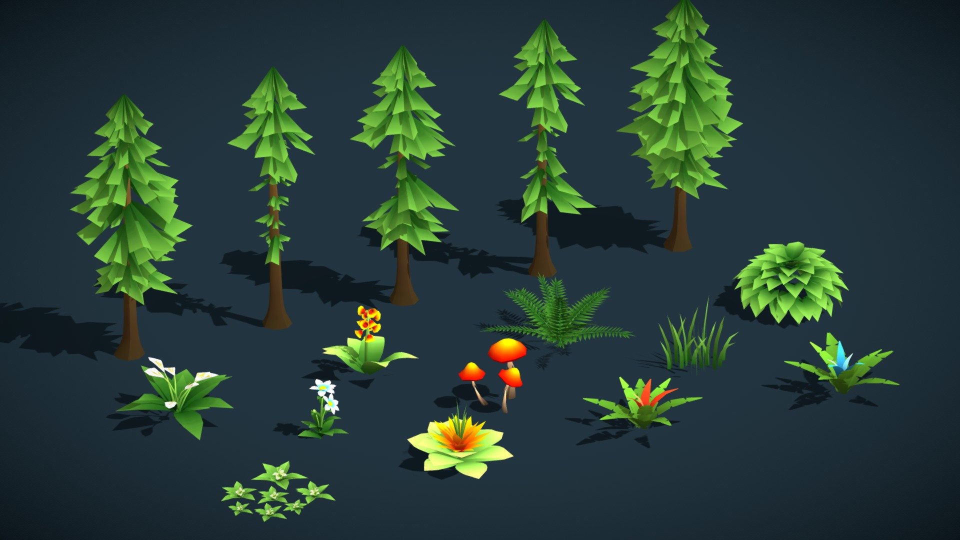 Low poly Stylized Nature Pack VOL-6 - 3D model by POLYSCAN (@POLYSCAN3D ...