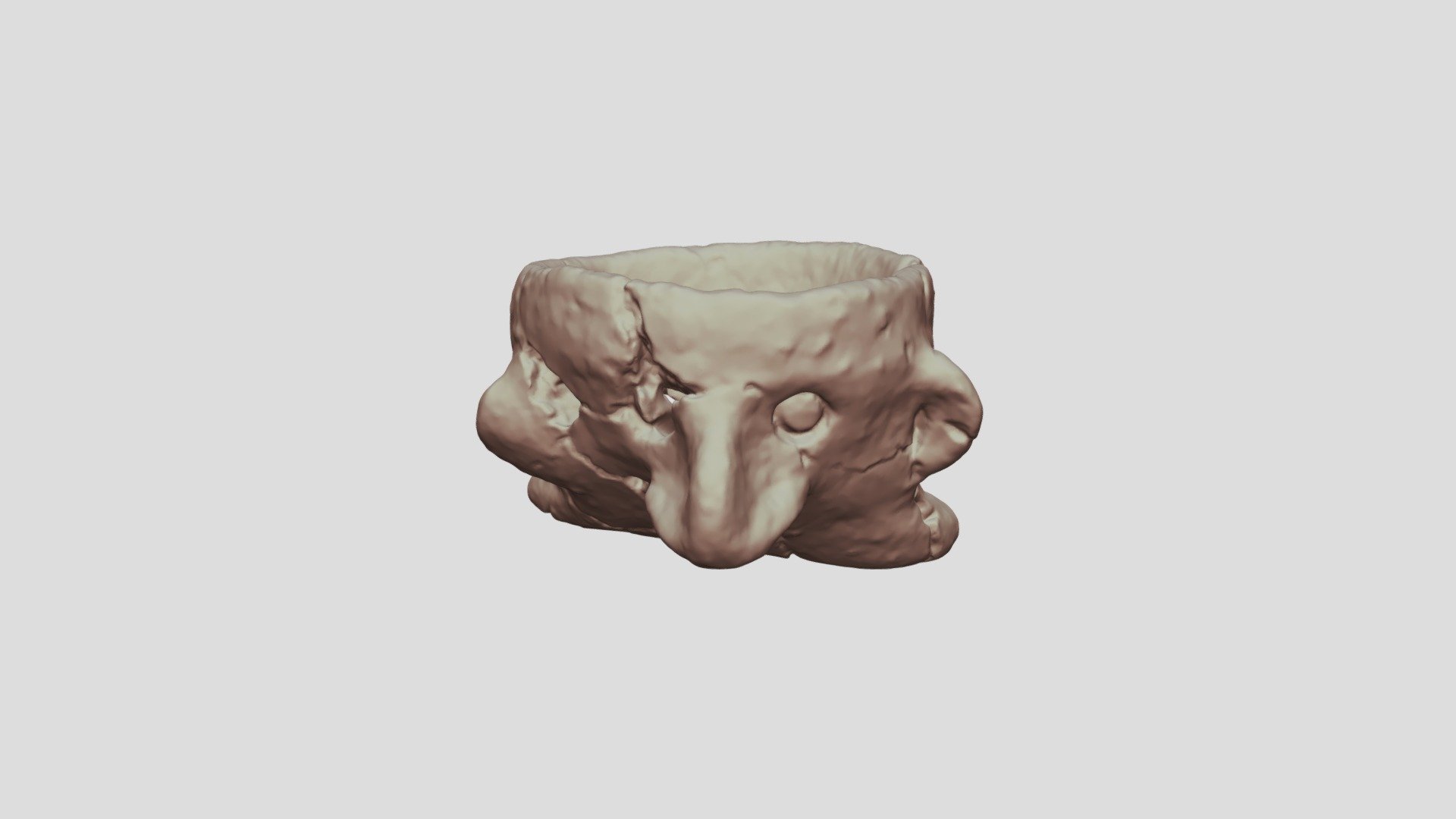 3D model of the Face Cup - Download Free 3D model by ken.hanley ...