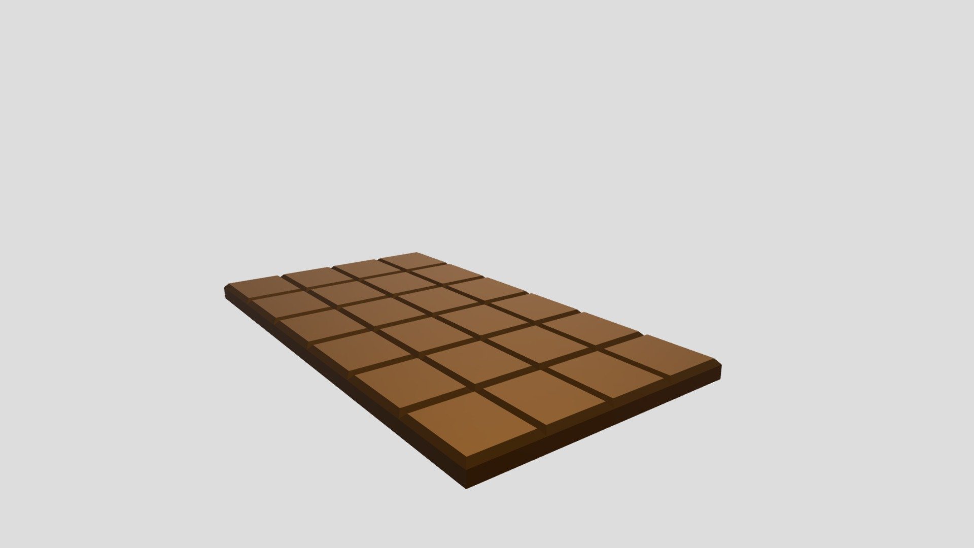 Low poly chocolate bar - Download Free 3D model by alex.yefremov ...