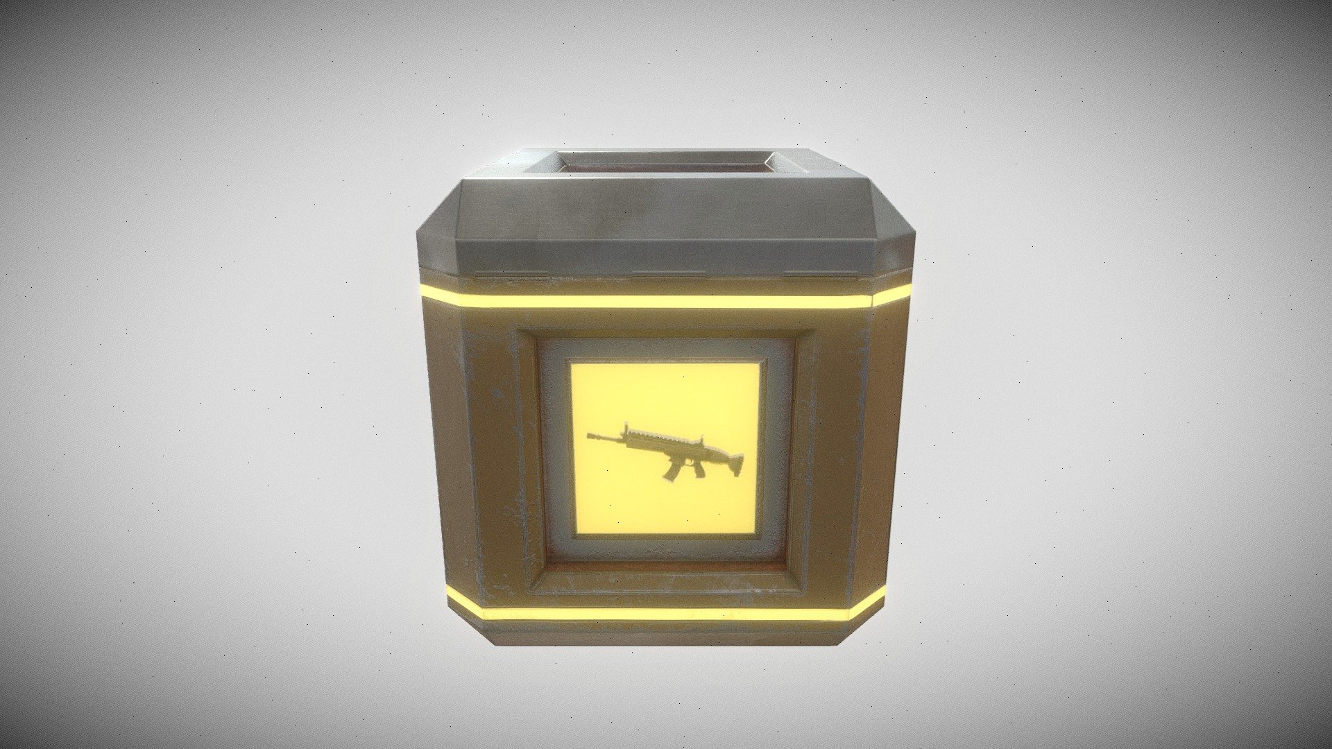 Fortnite Scar-Crate - 3D model by FaylX [7eaae6e] - Sketchfab