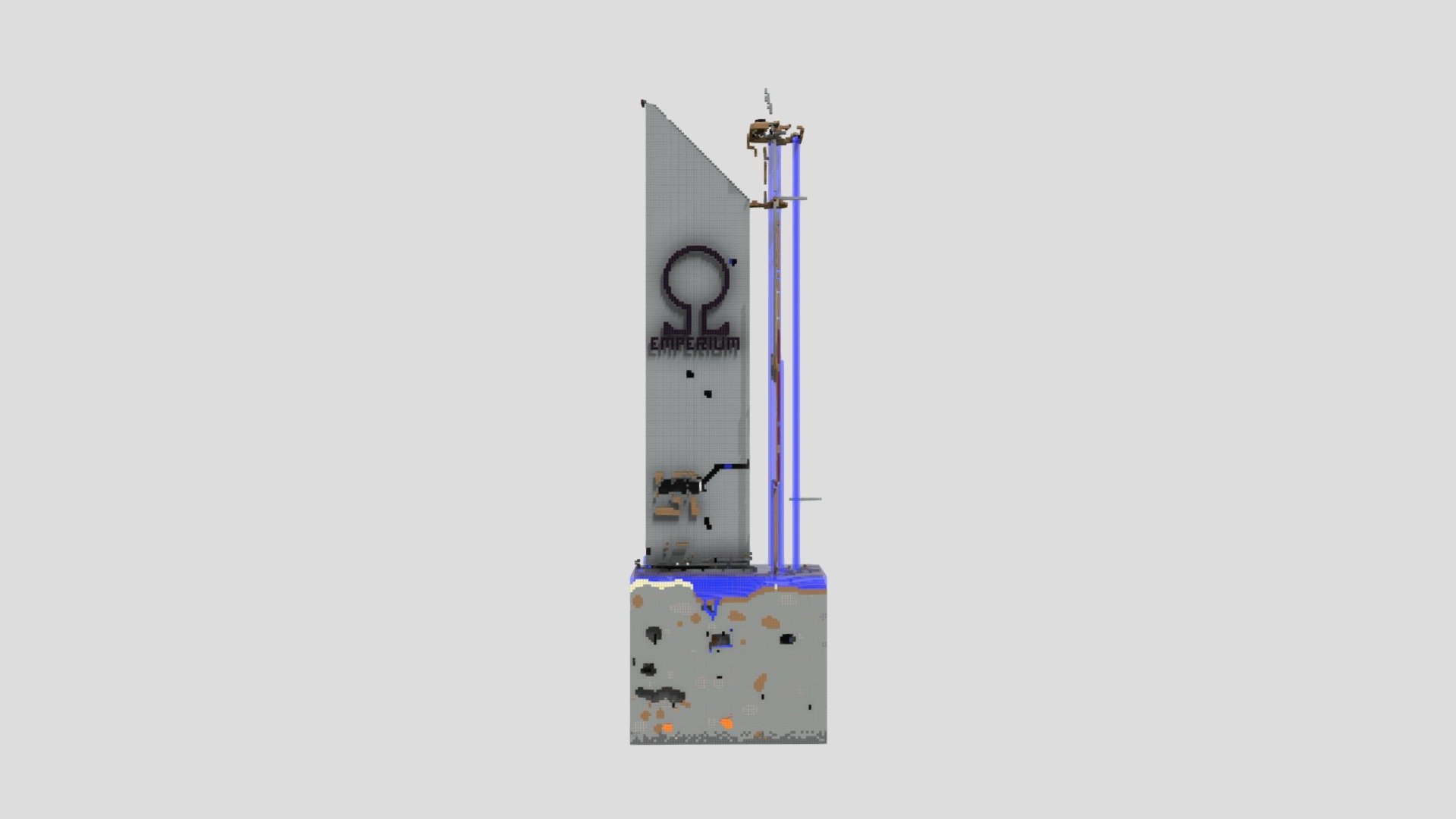 2b2t: symbol towers - Download Free 3D model by precrafters [7eab0bc ...