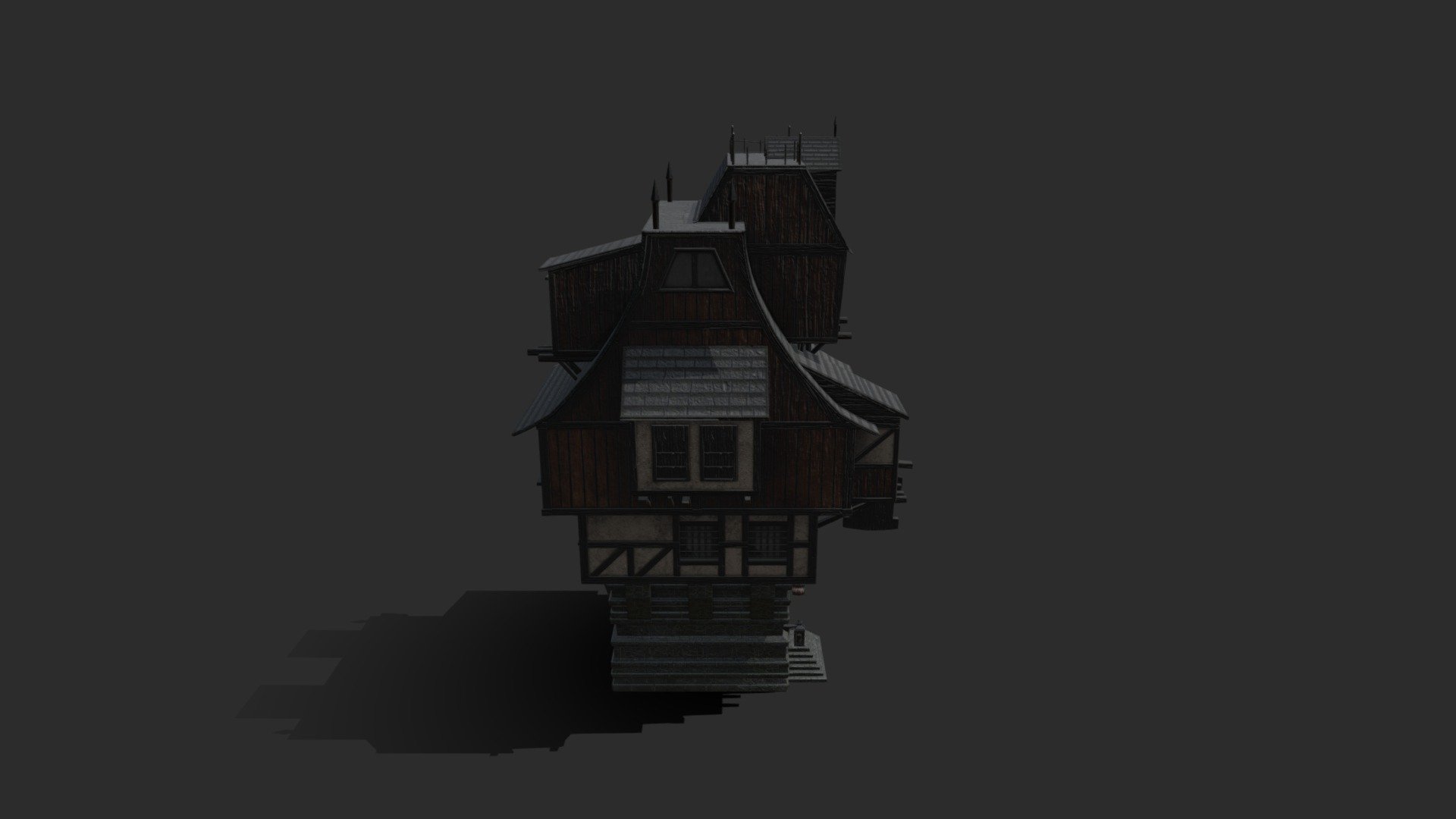 Haunted House - 3D model by MatthewNixon3DArt [7eab894] - Sketchfab