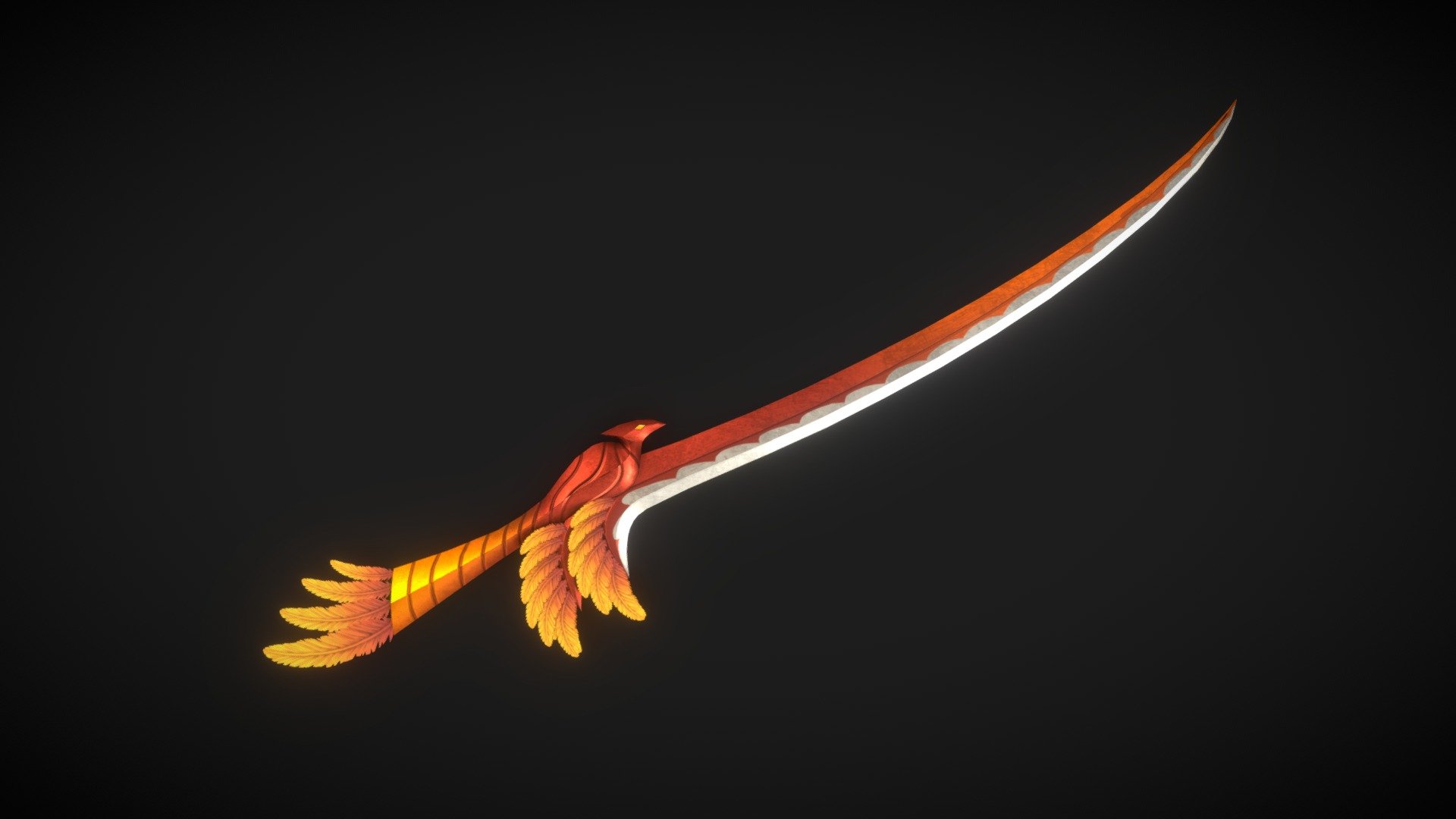 Phoenix Katana - 3D model by efrenfreeze [7eabfae] - Sketchfab