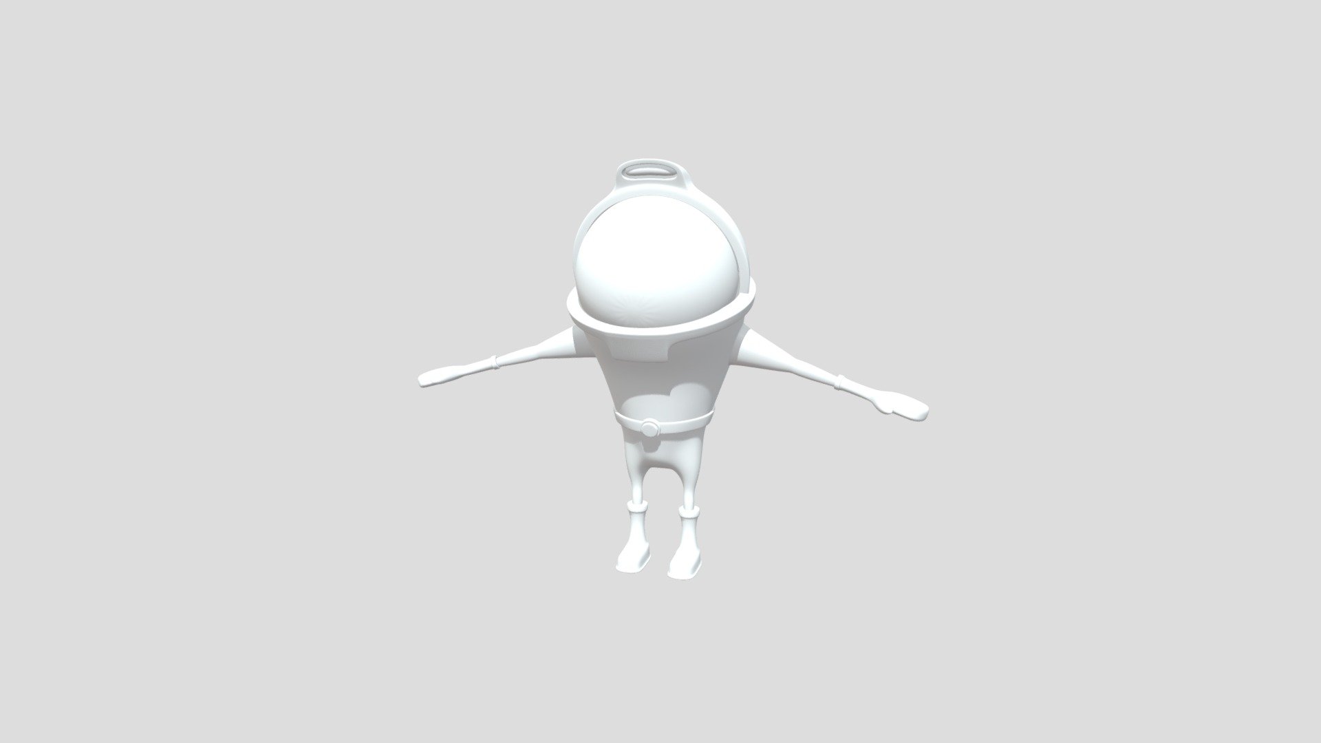 Round person - 3D model by XOR...True [7eac961] - Sketchfab