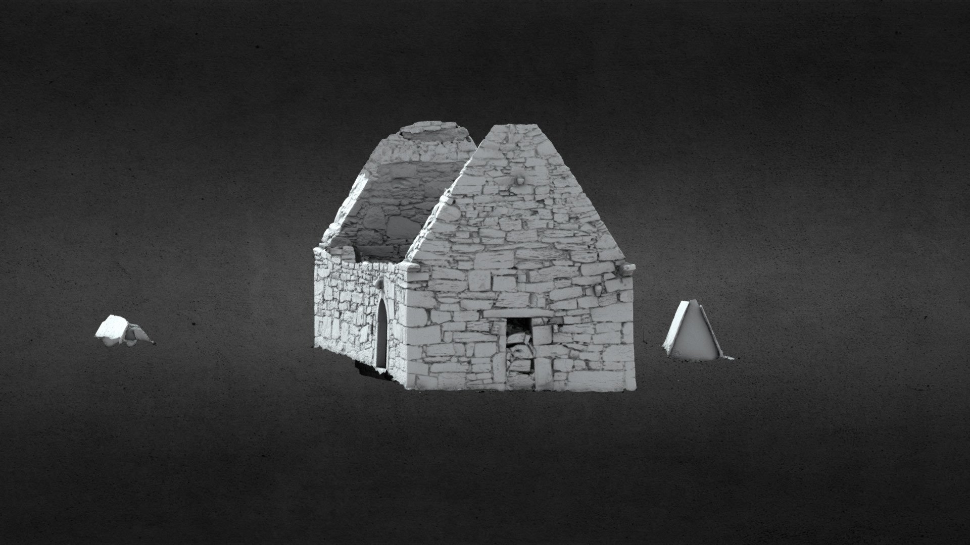 Temple Cronan - Oratory and Tomb shrines - Download Free 3D model by ...