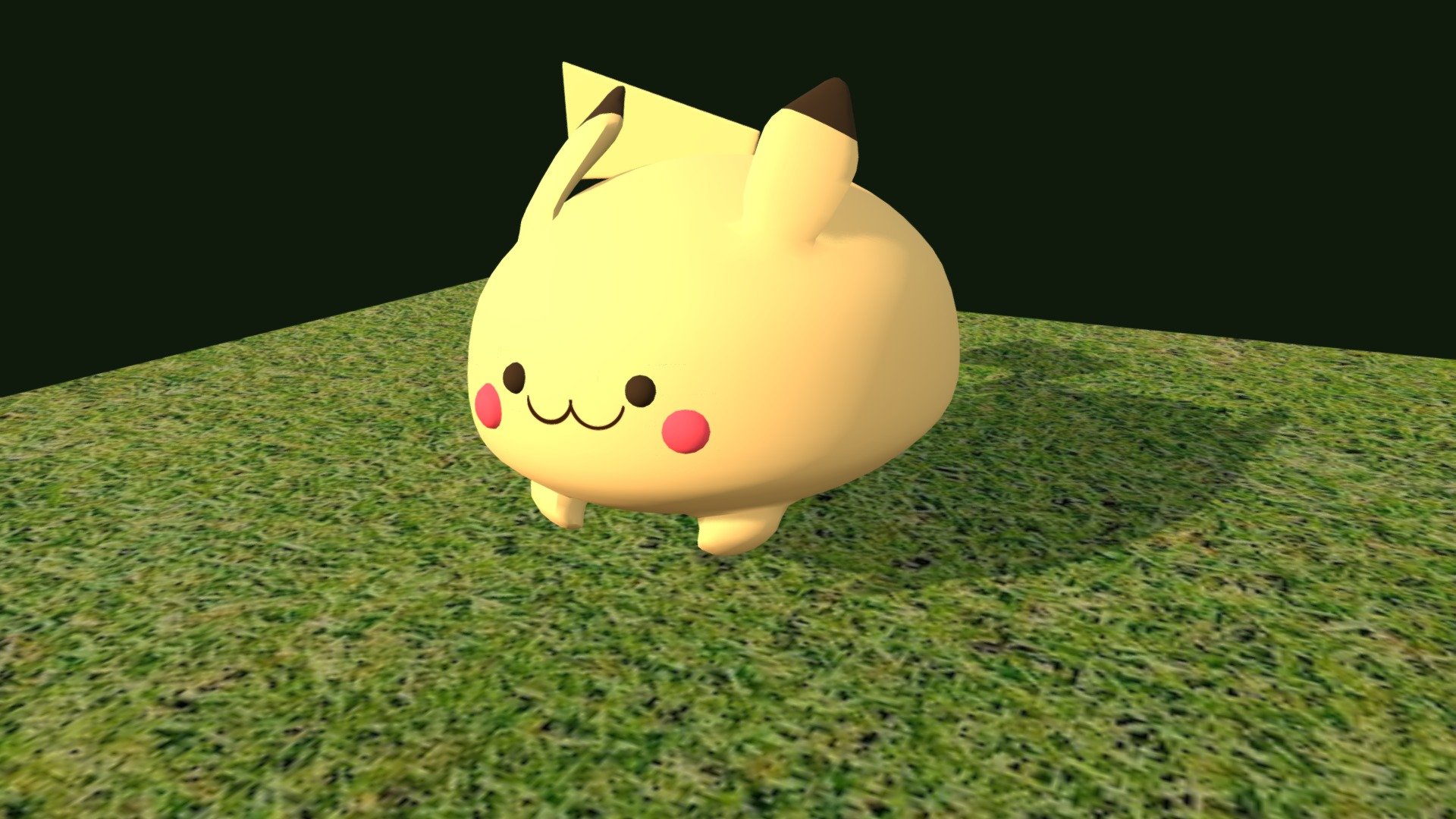bouncing Pikachu - 3D model by Akiko.Tomiyoshi [7eadcc4] - Sketchfab
