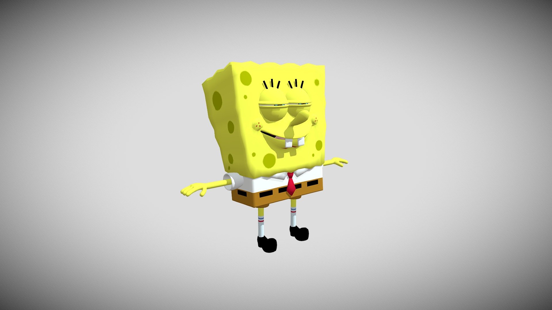 SPONGE BOB - Download Free 3D model by 3D Model Dump (@3DModelDump ...
