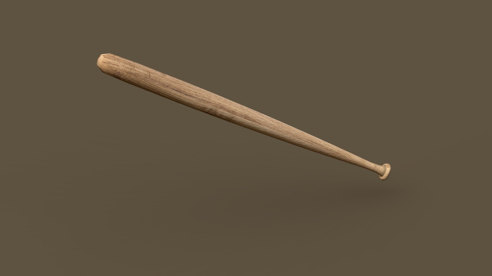 Wooden bat - Download Free 3D model by BumBácBonifác (@ondraman43 ...