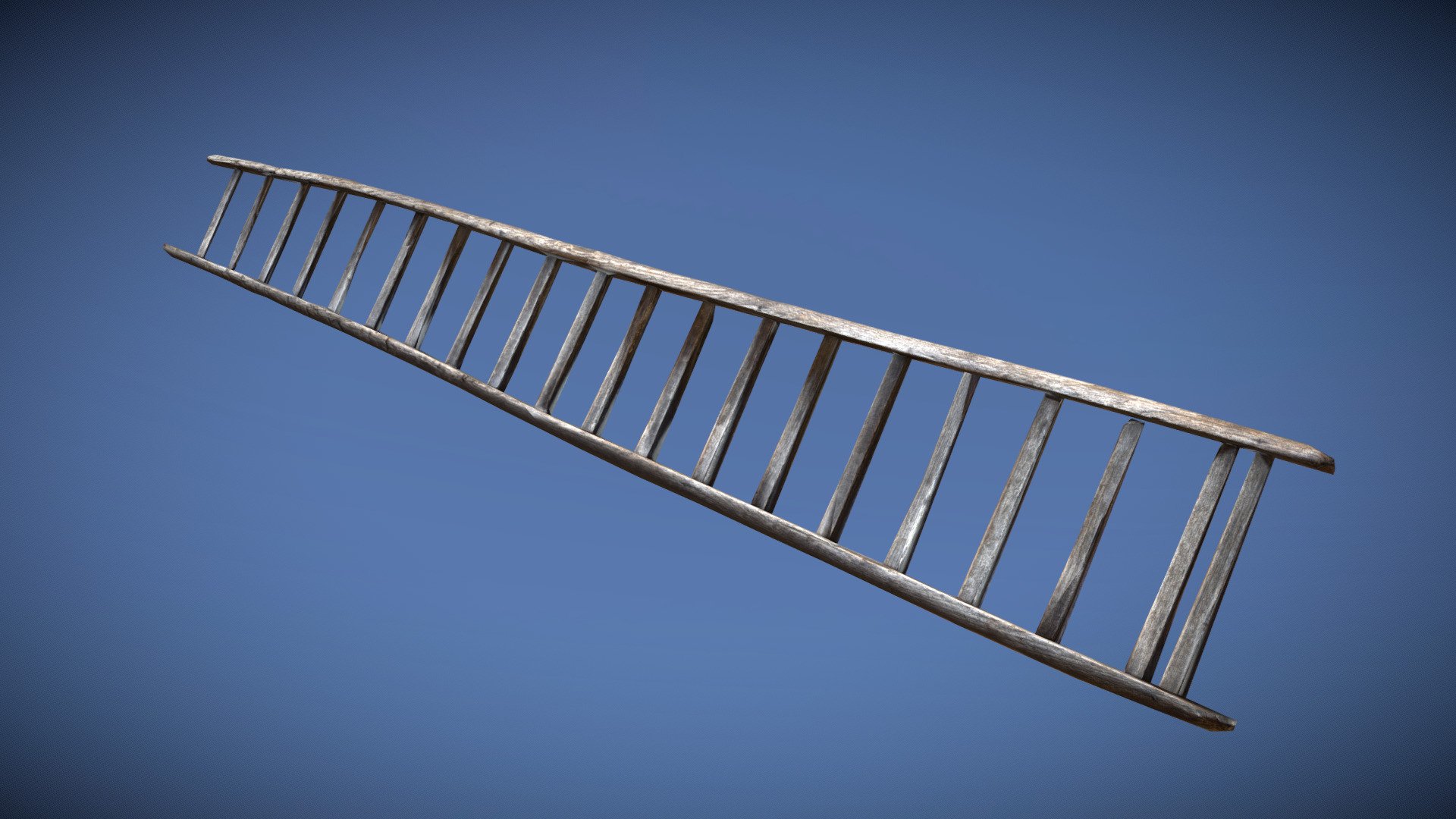 Ladder Wood, Very Long / Photoscan / LP PBR - Buy Royalty Free 3D model ...