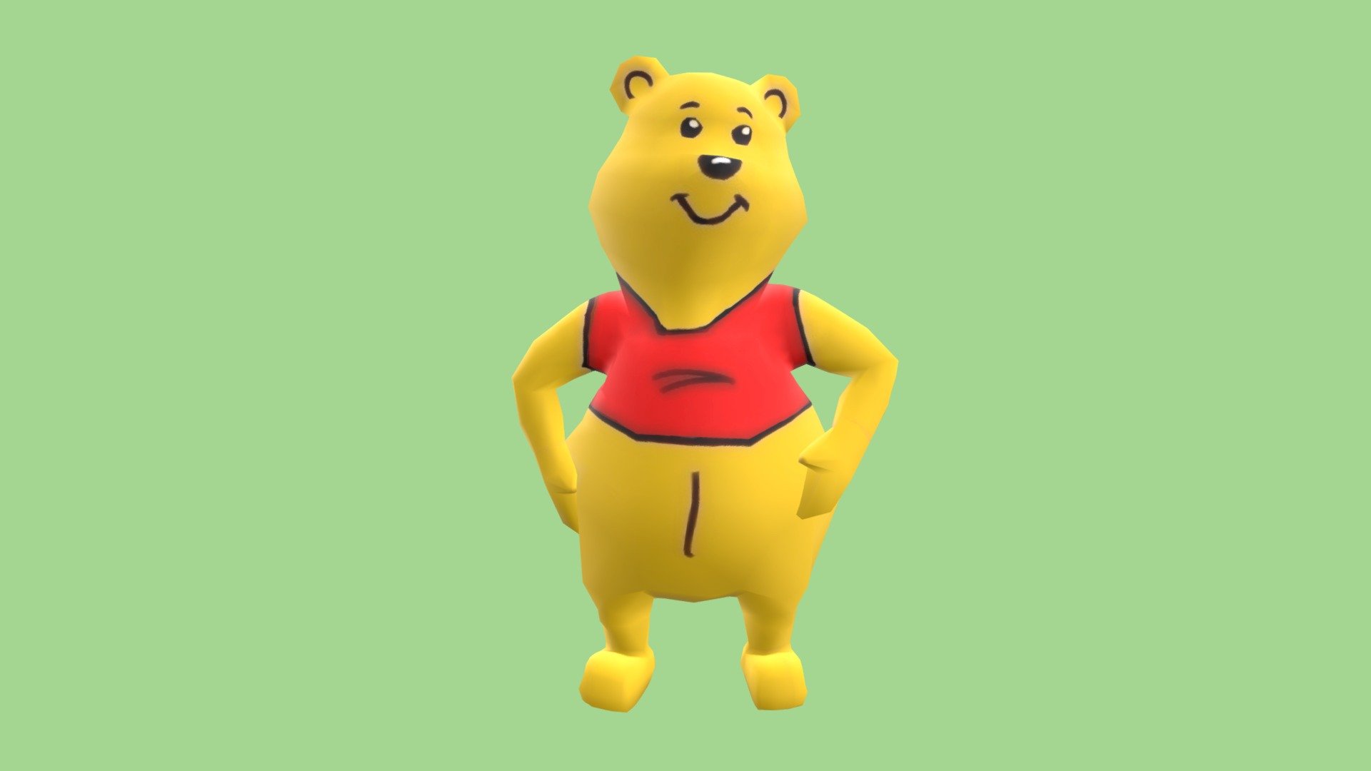 Winnie_pose - 3D model by Galisa [7eb2373] - Sketchfab