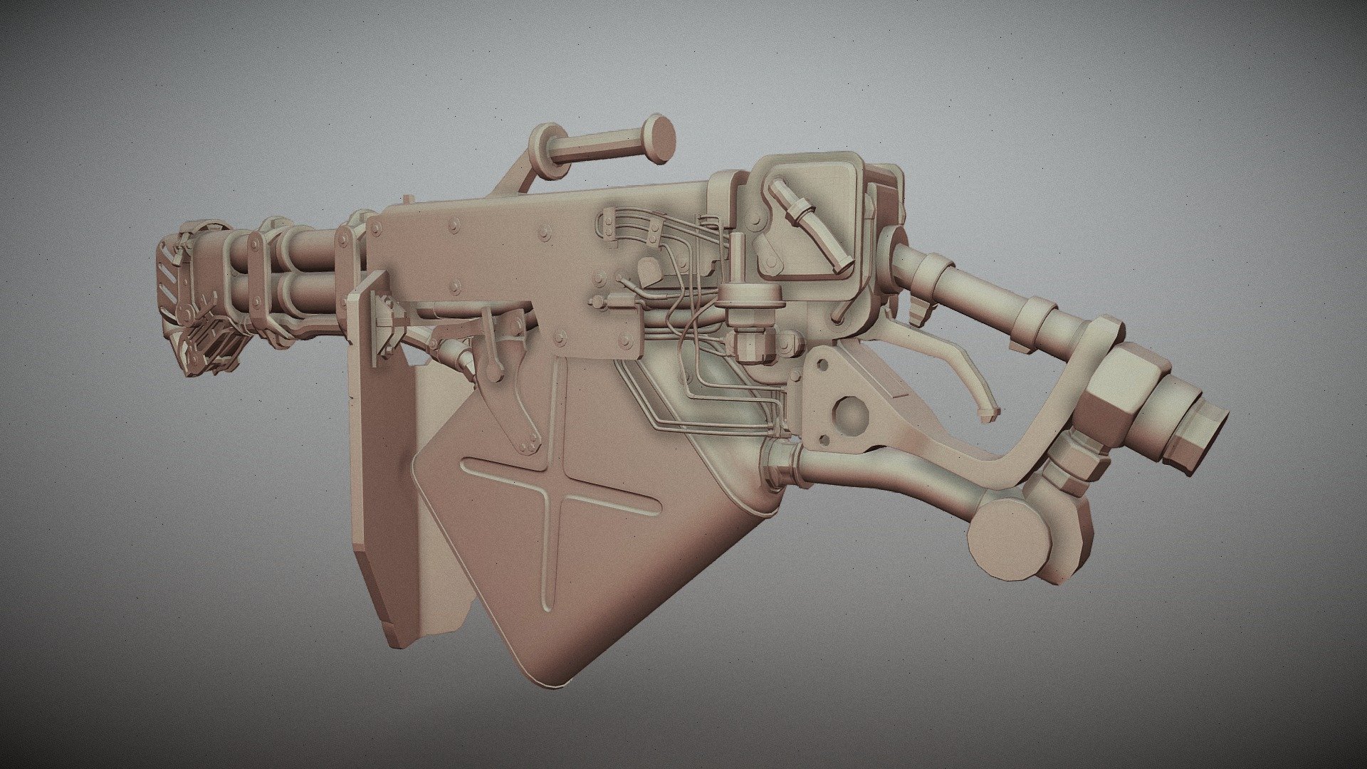 Heavy flamethrower wip - 3D model by Joey Champoux (@JoeyChampoux ...