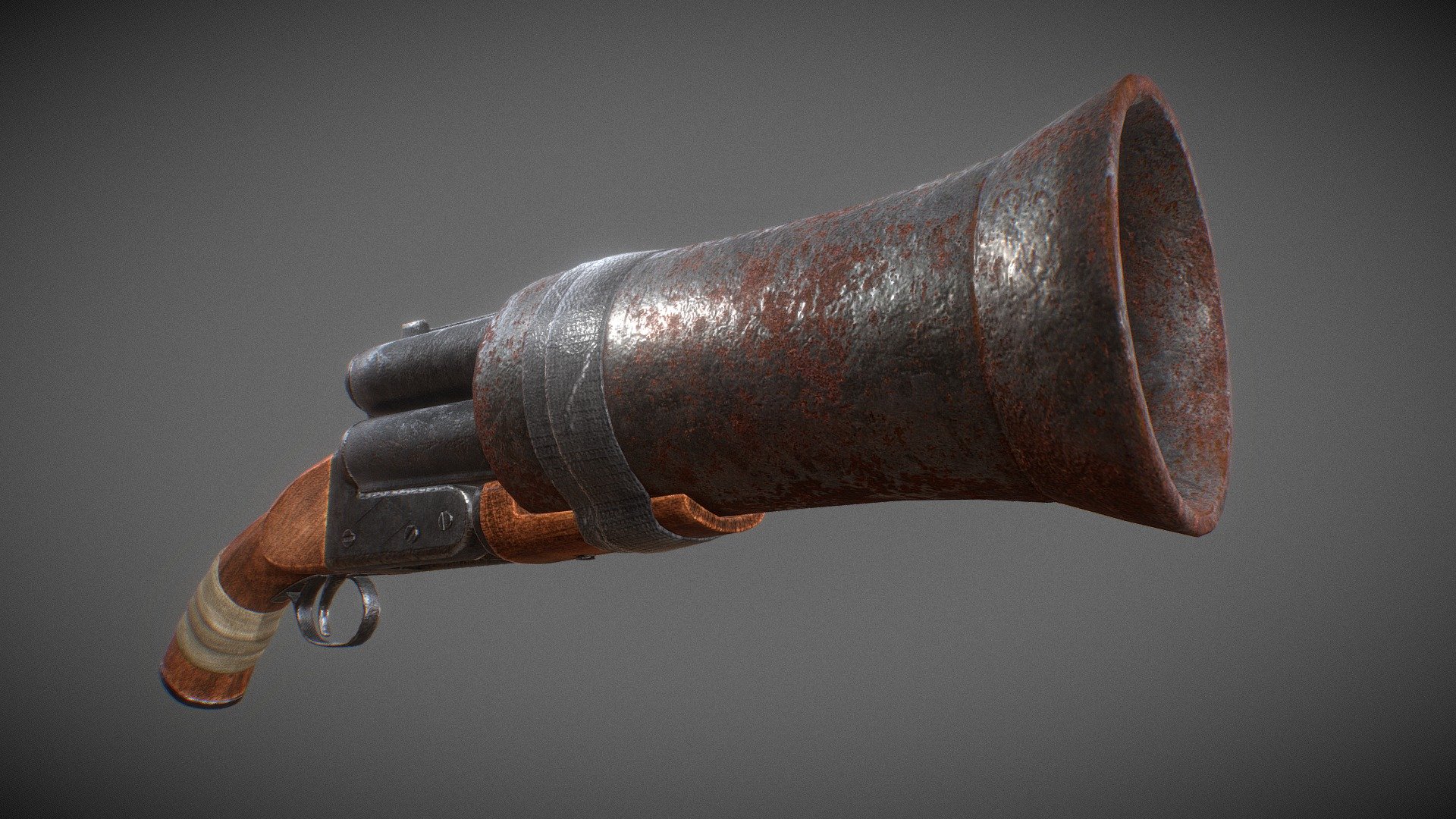 Blunderbuss - 3D model by Michał Rudowski (@elyandel) [7eb2b71] - Sketchfab