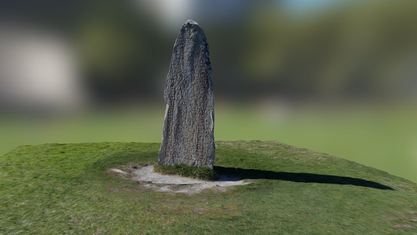 Swedish Runestone #2 - 3D model by Arminius [7eb32f2] - Sketchfab