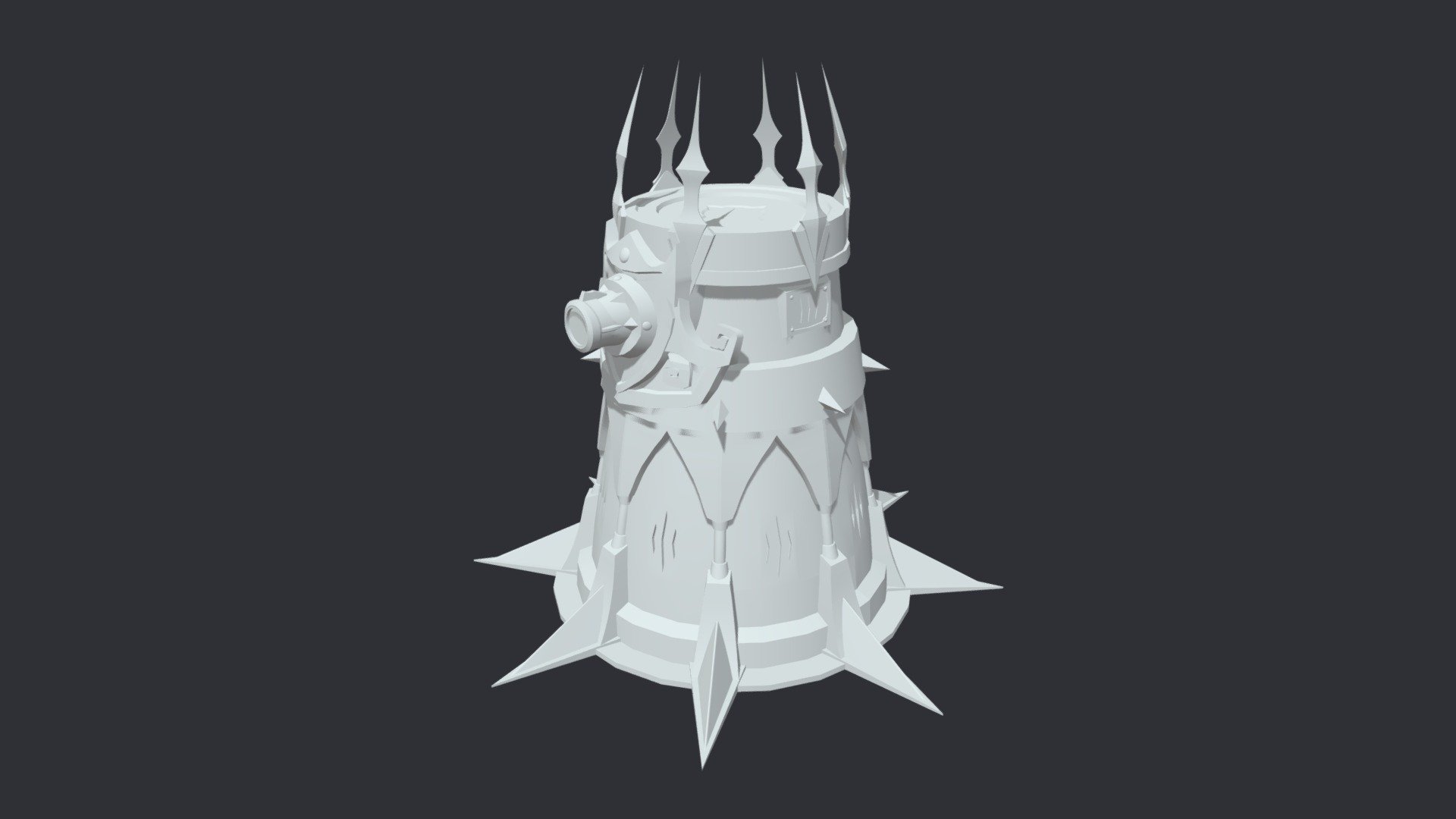 Towers of Doom turret - Download Free 3D model by JurassicJaw ...