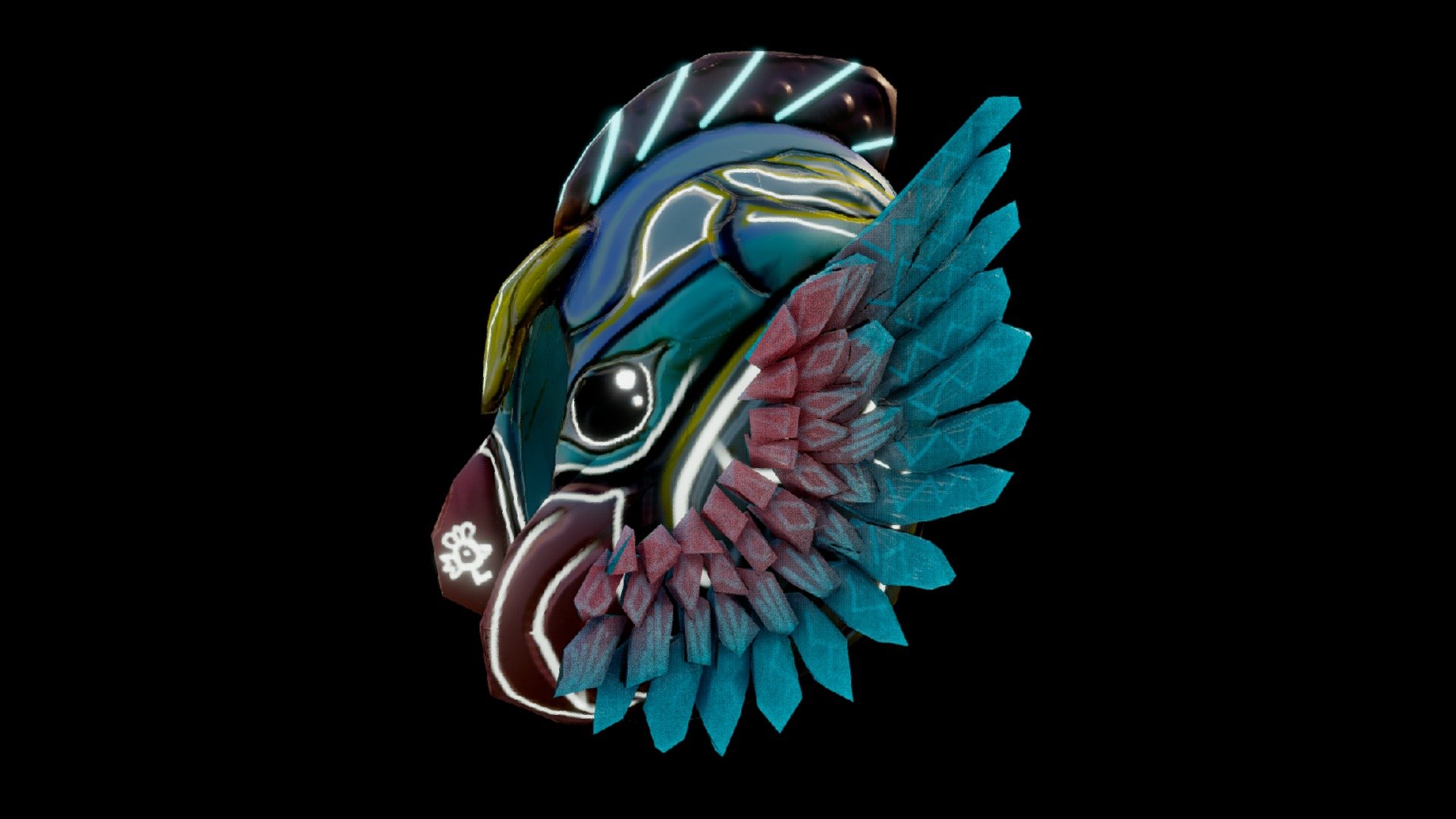 wing_helmet - Download Free 3D model by YunXi Zheng (SamMi ...