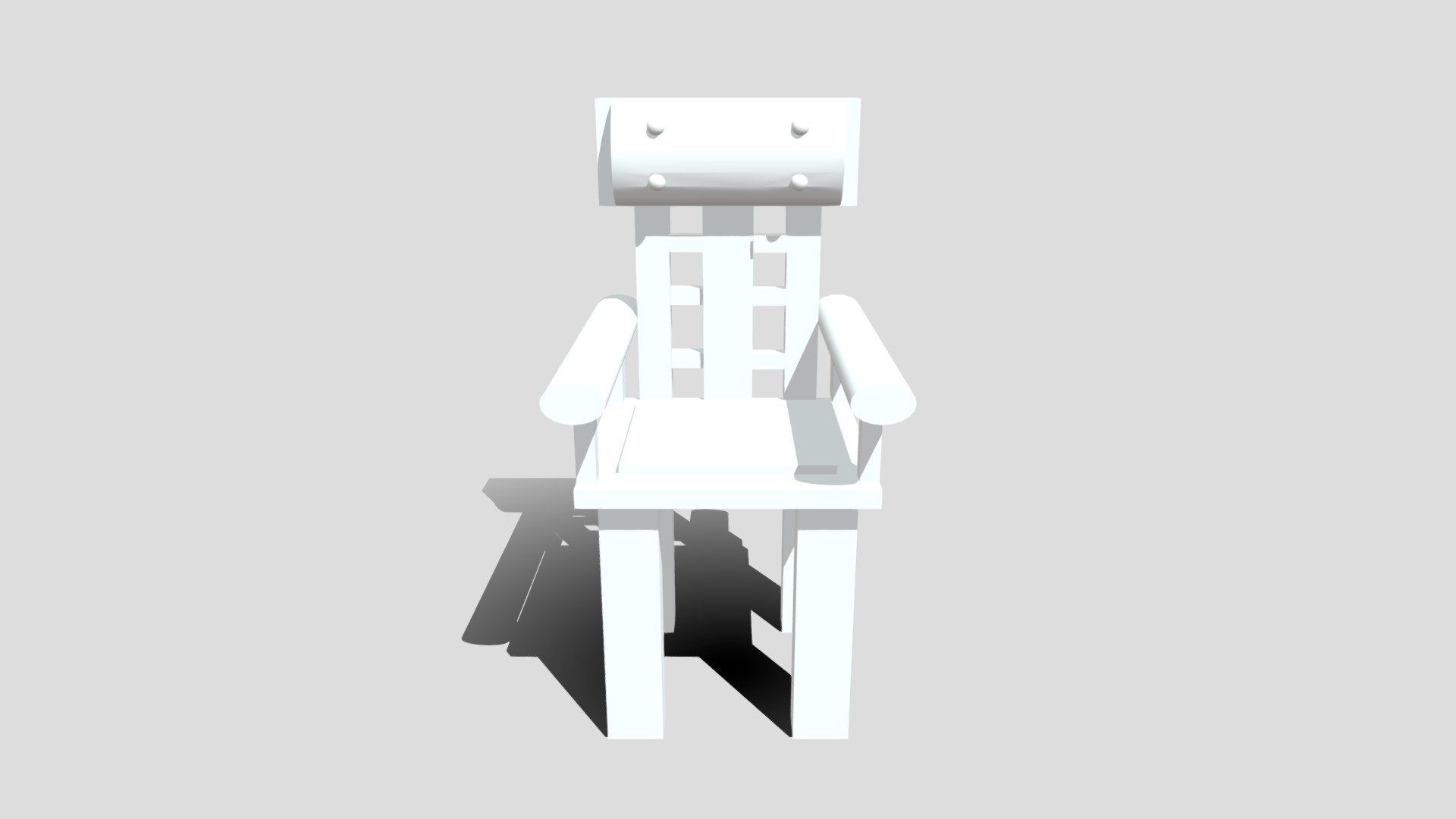 Untextured Chair - 3D model by SketchFabUser700 [7eb48f0] - Sketchfab