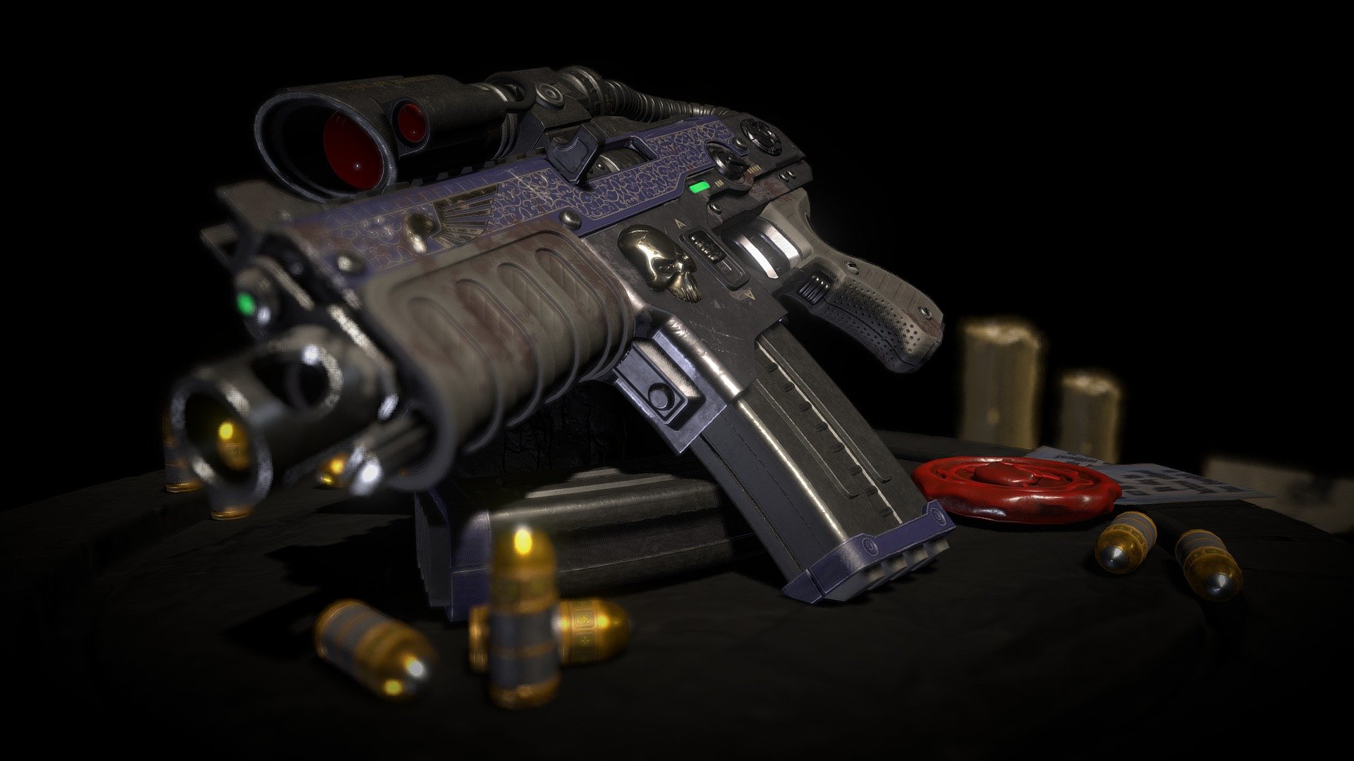 Tactical Bolter - Buy Royalty Free 3D model by Glumais [7eb4e65 ...