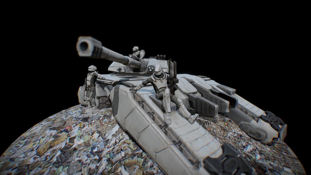 AFF - Tank crew vignette - 3D model by strangelet [7eb5d6a] - Sketchfab