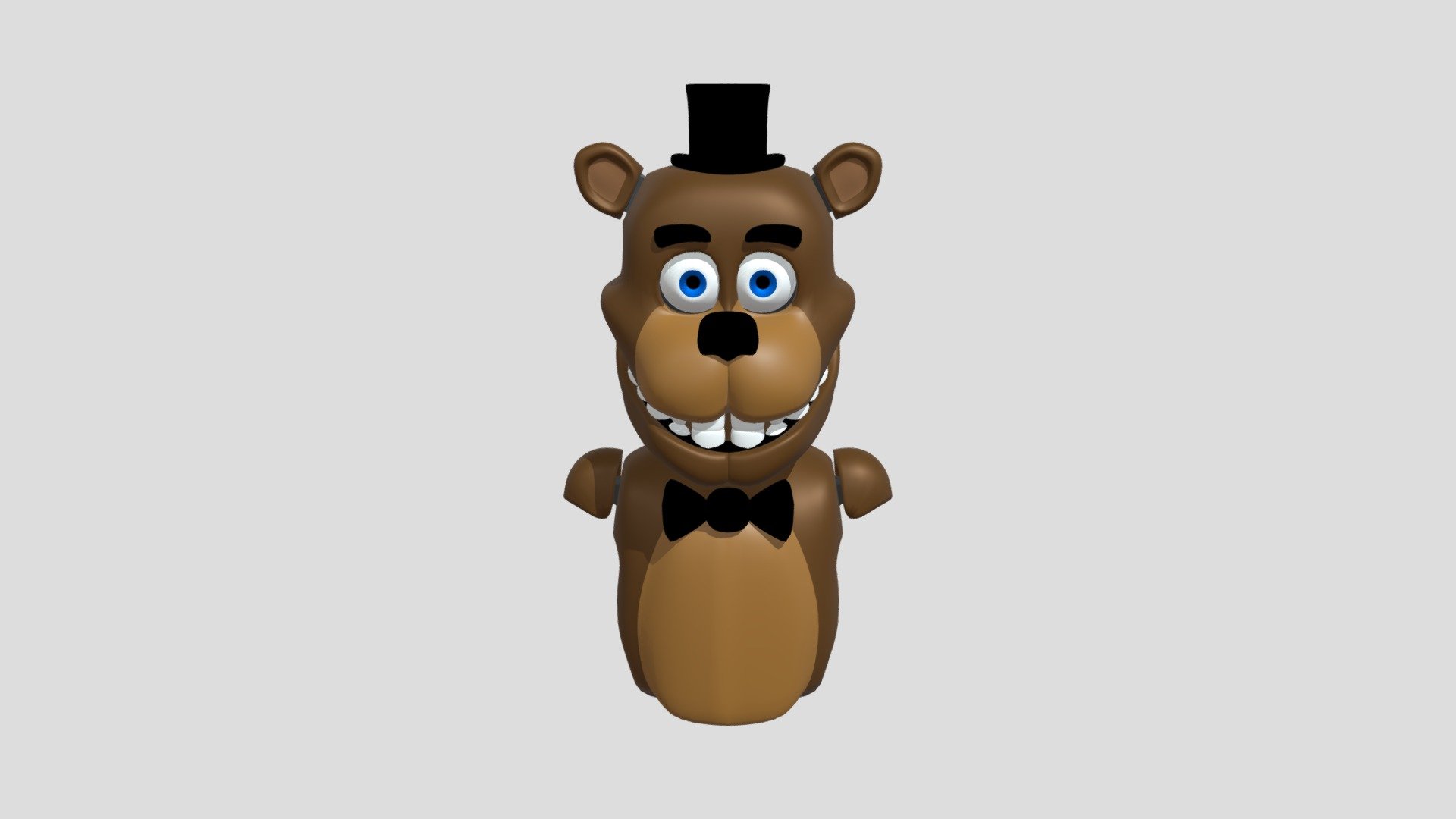 my stylized Freddy FazBear(not finished) - 3D model by SimbiosCat24 ...