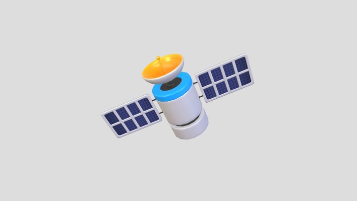 Satellite 3D models - Sketchfab
