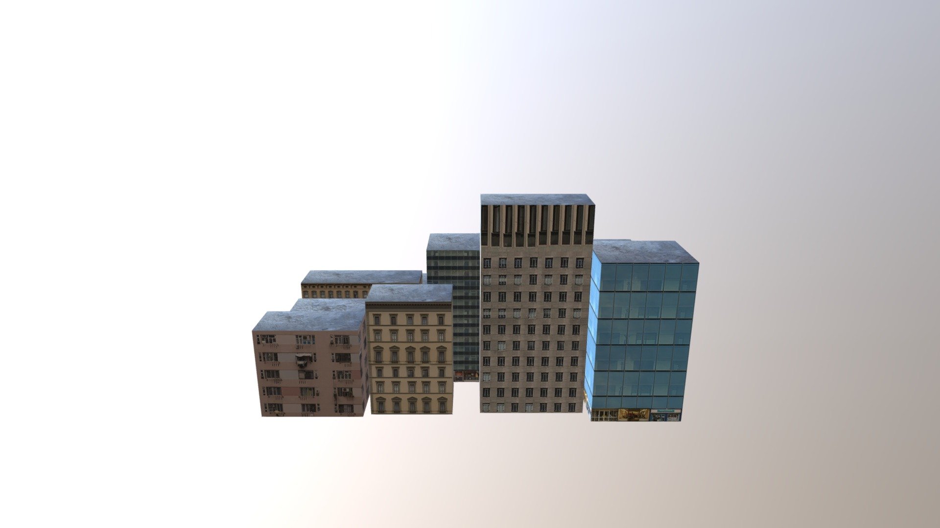 City Buildings and Props - 3D model by Mubasharhashmi [7eb9061] - Sketchfab