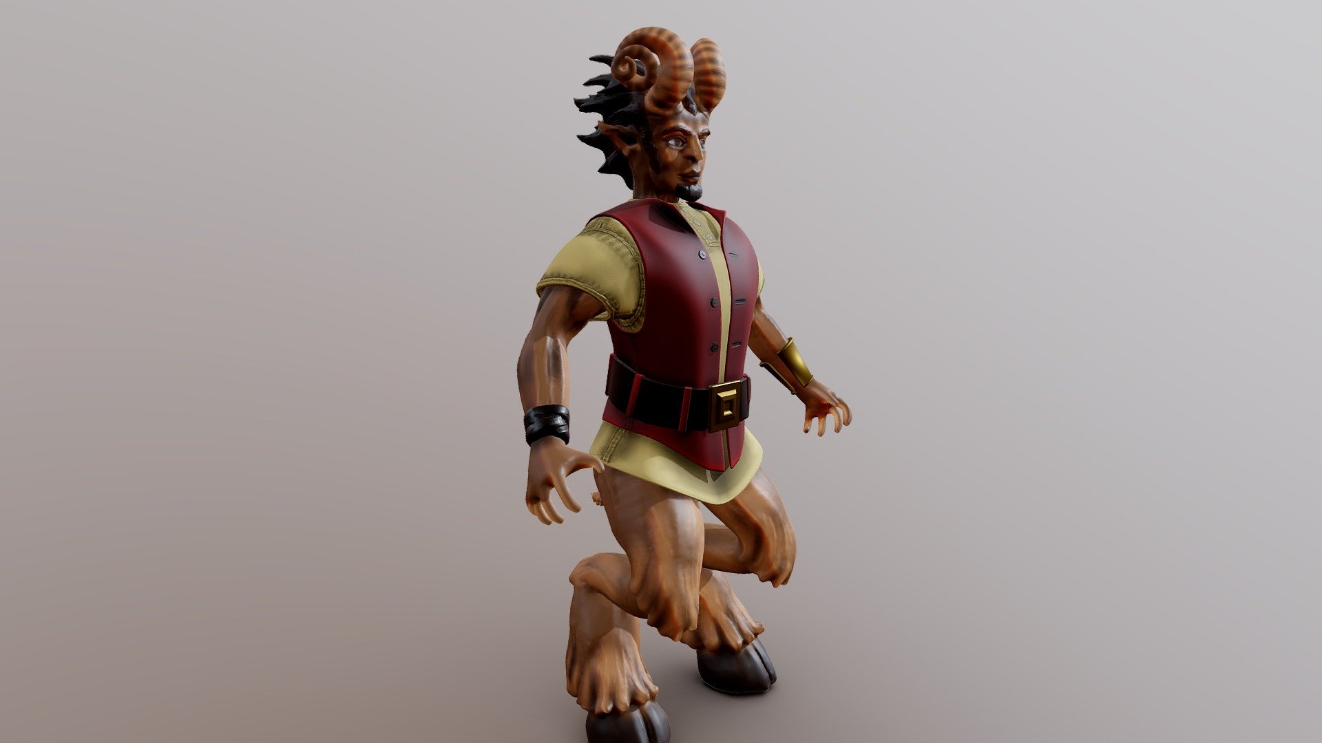 Satyr Guy - Buy Royalty Free 3D model by Chaitanya Krishnan ...