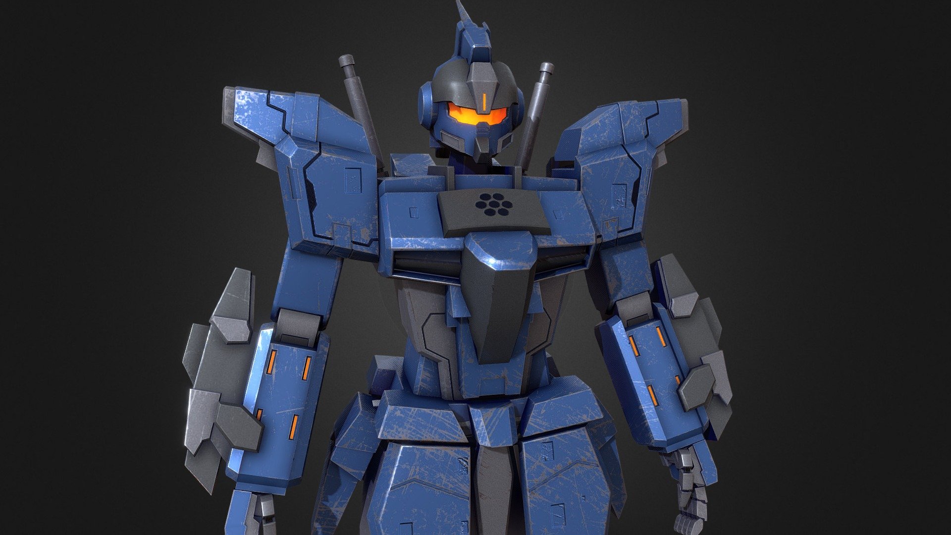 GUNDAM B/D Rider - Download Free 3D model by Rohit3DAsset [7eb9761 ...