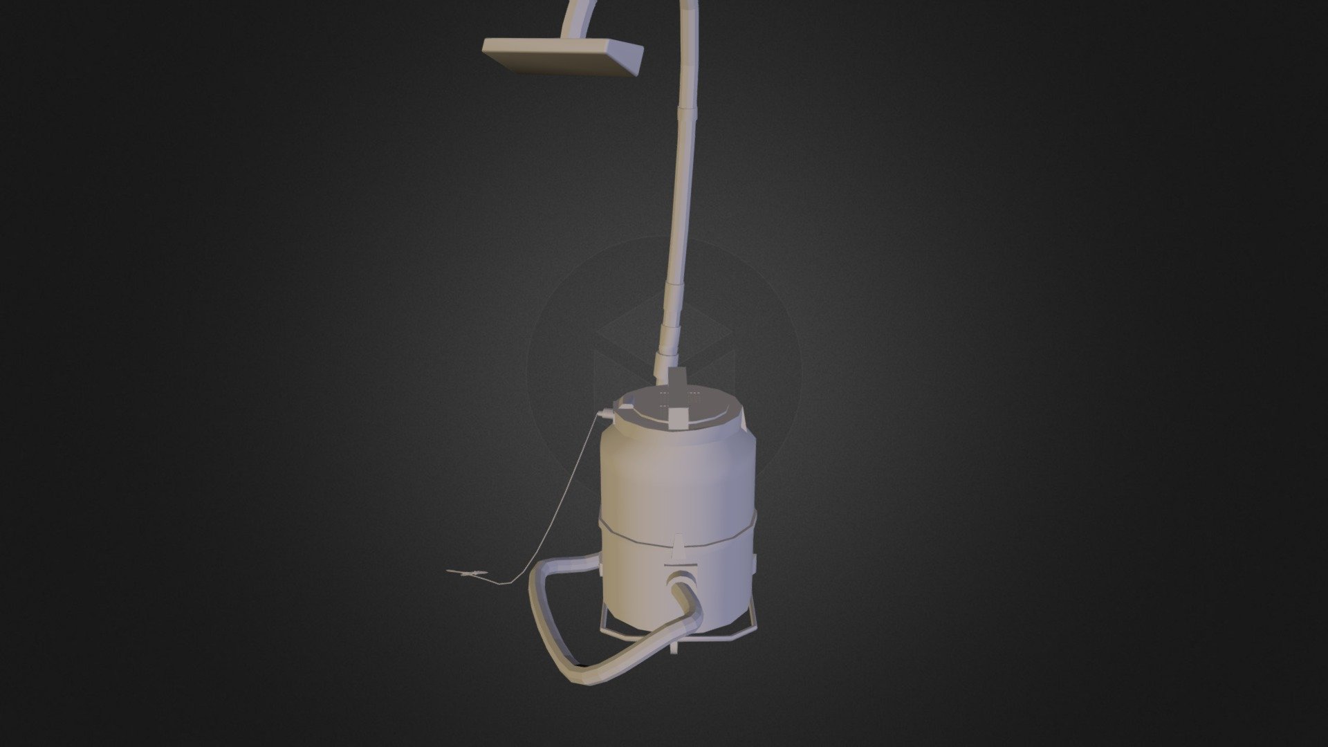 Vacuum Cleaner / Hoover (LOW Poly) - 3D model by FerrisAttia [7eb9ade ...