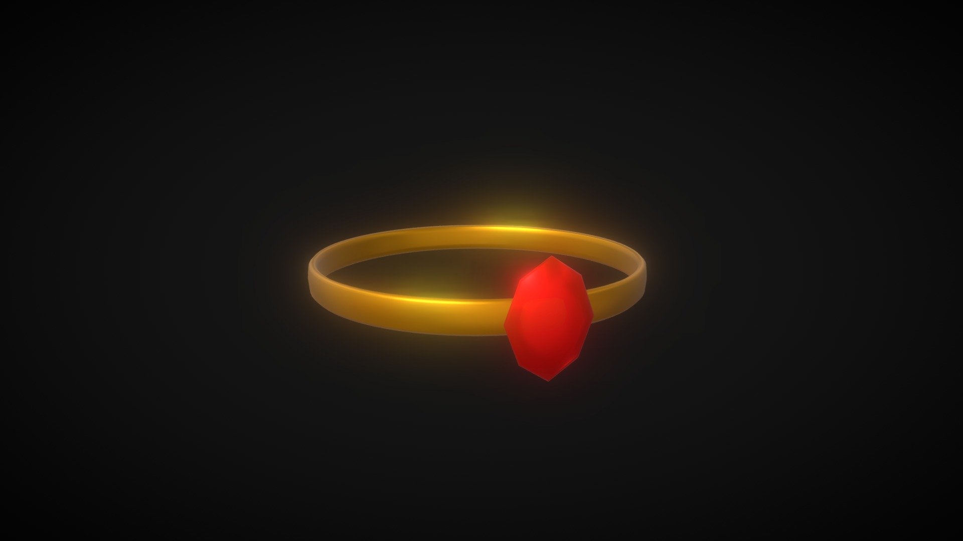 GOLD RING LOW POLY - 3D model by nathebarros [7ebb144] - Sketchfab