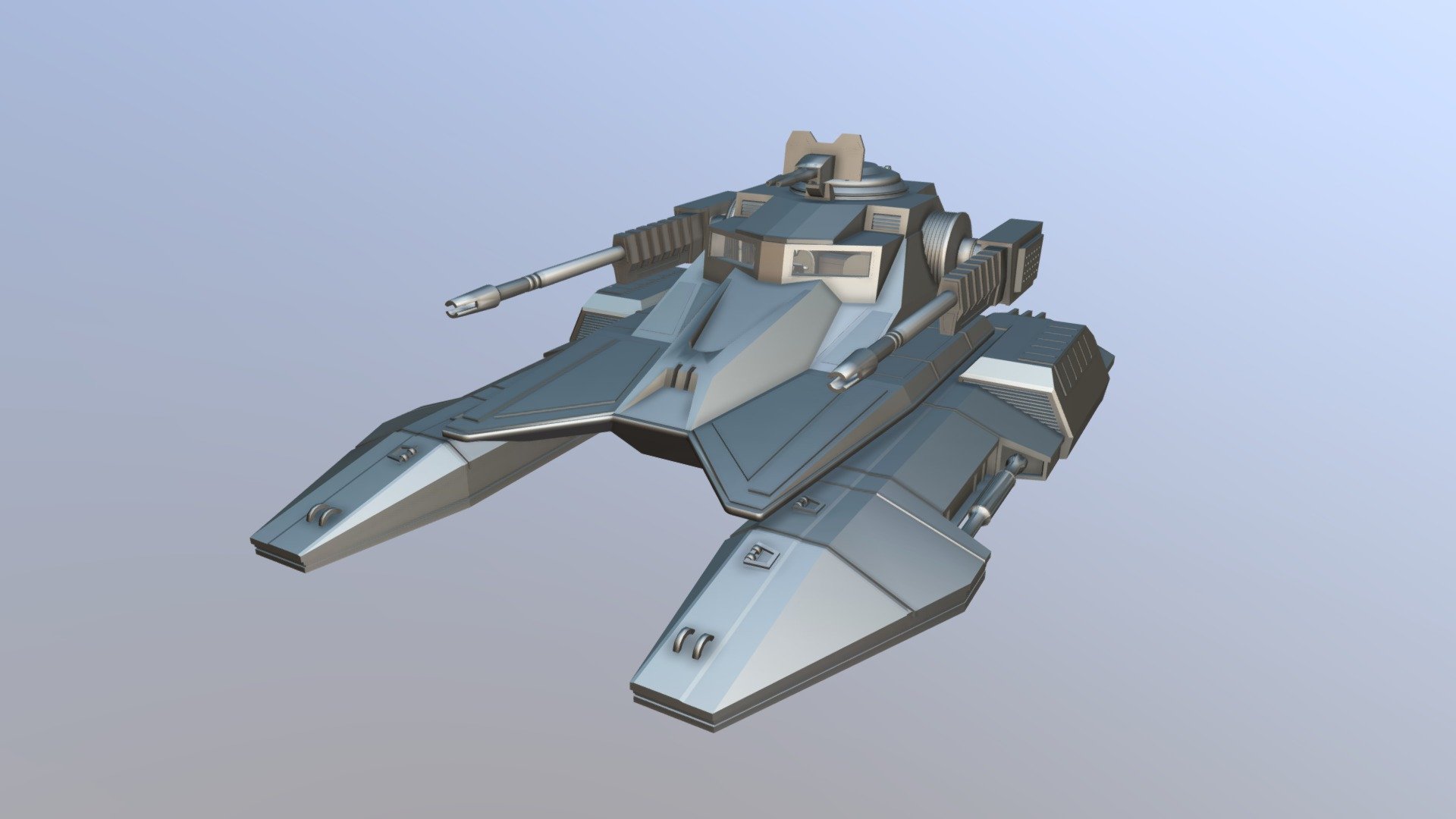 TX-130 Saber-class - 3D model by eeuler55 [7ebf465] - Sketchfab