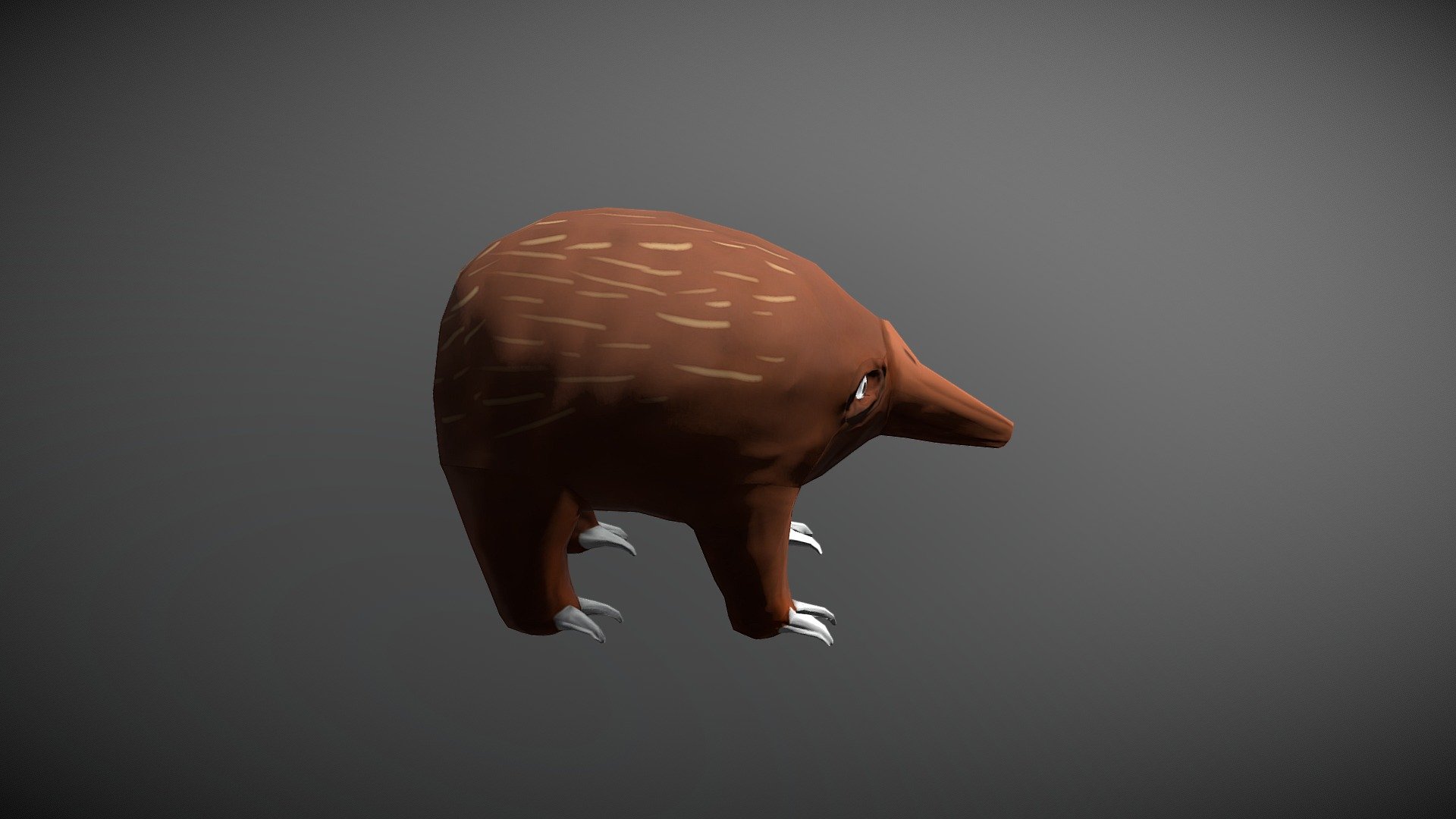 Echidna Digital Creatures Ashtyn Jones - 3D model by ashtynjones ...