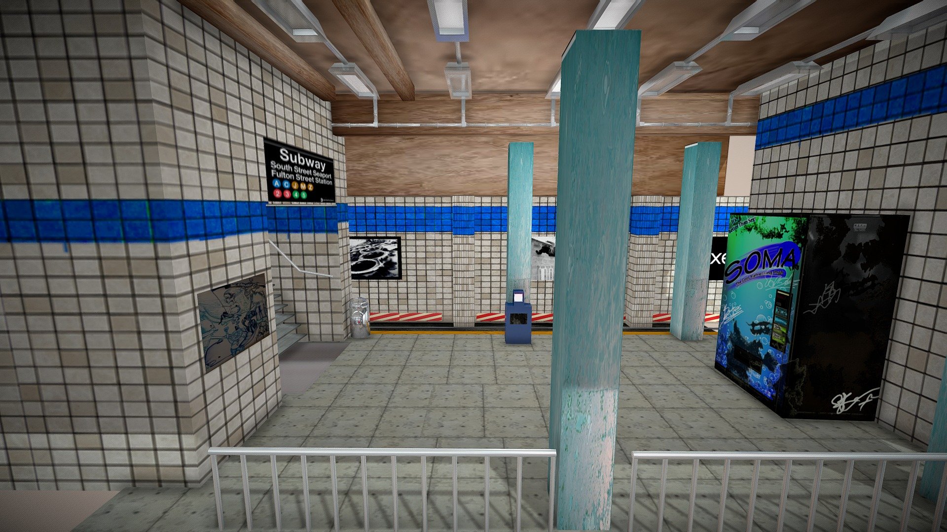 Recreation of the Def Jam video game scene. - 3D model by Anamoonro ...