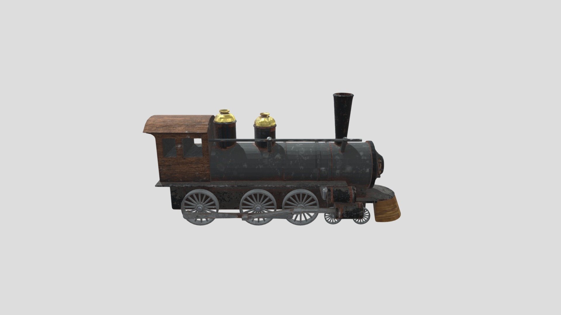 Old Train - 3D model by Muggumz [7ec2adb] - Sketchfab