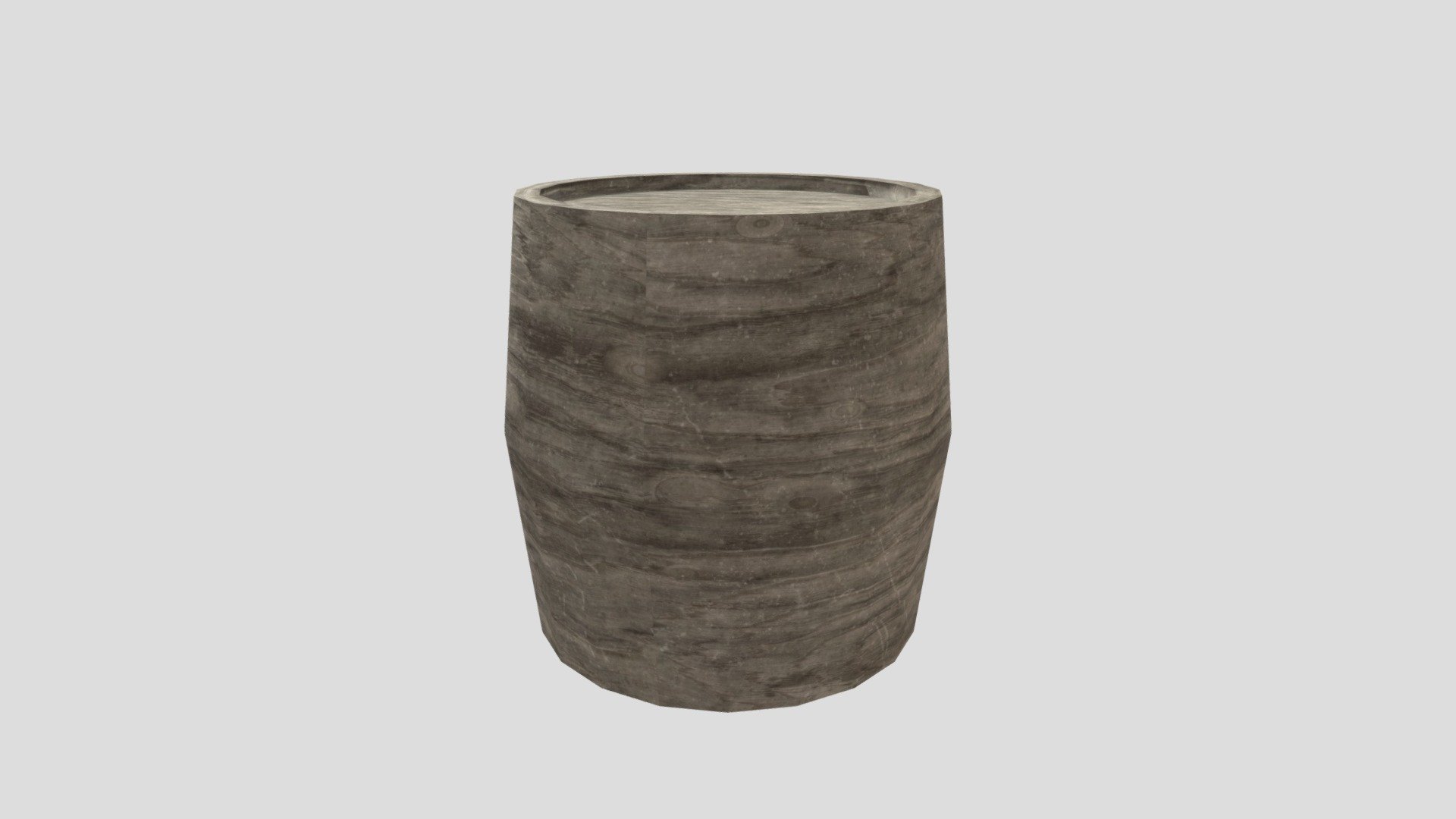 Plain Barrel V3 | Low Poly - 3D model by 3DRSB [7ec3177] - Sketchfab