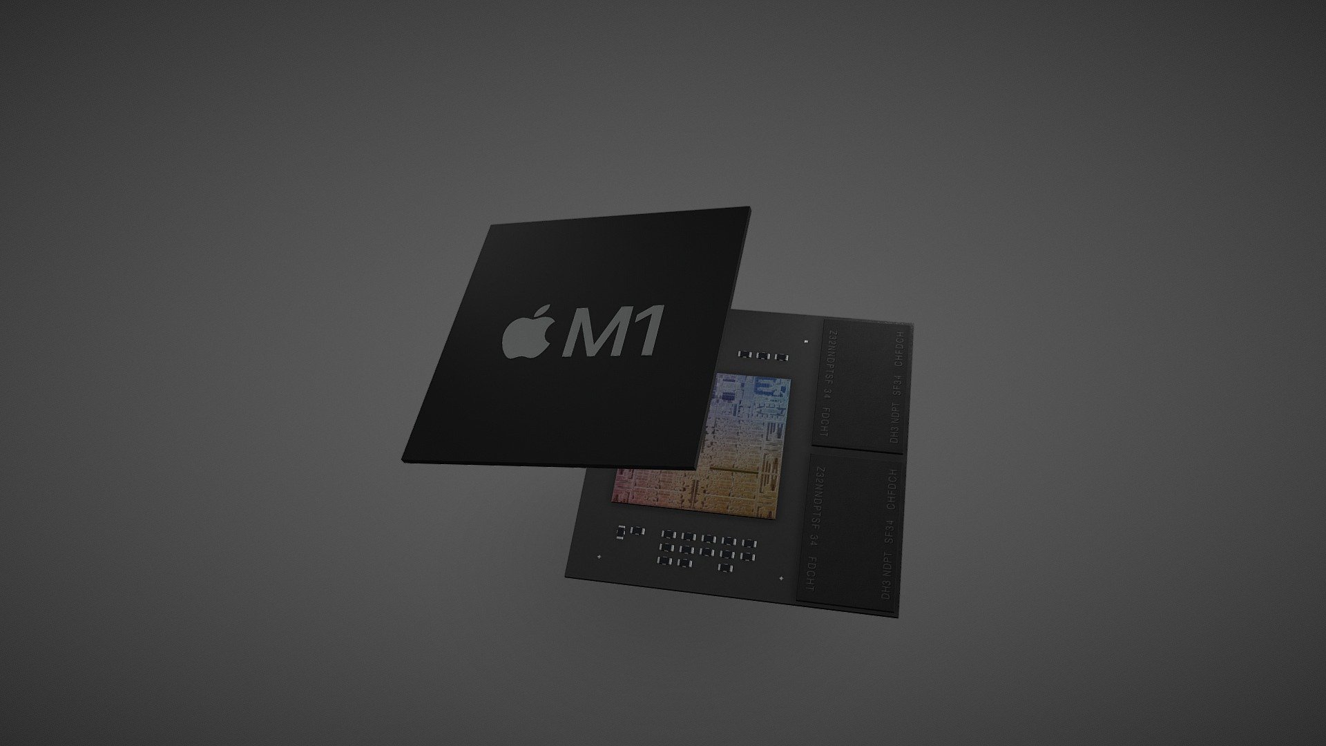 APPLE M1 CHIP - 3D model by ellegrrden1 [7ec44db] - Sketchfab