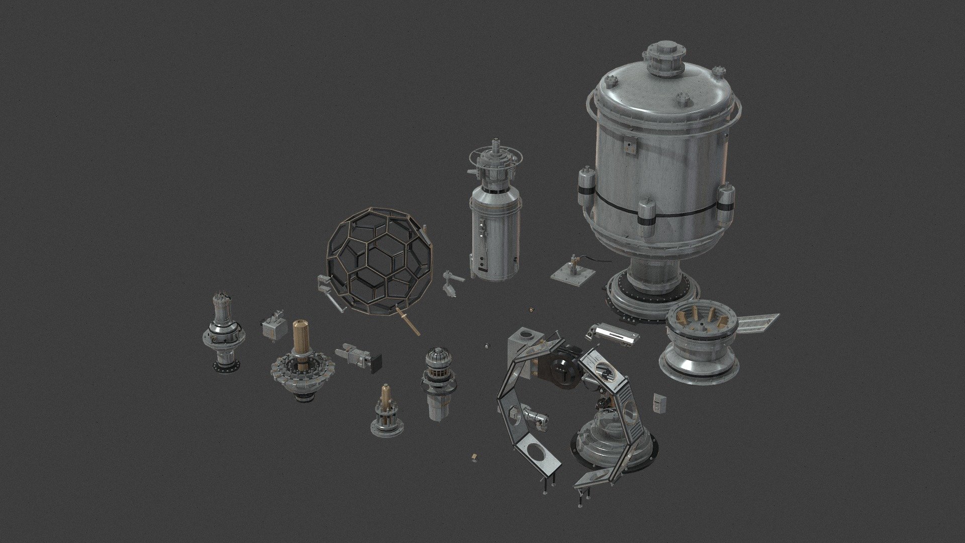 Nuclear Greebles - Download Free 3D model by ondrasaur [7ec6608 ...