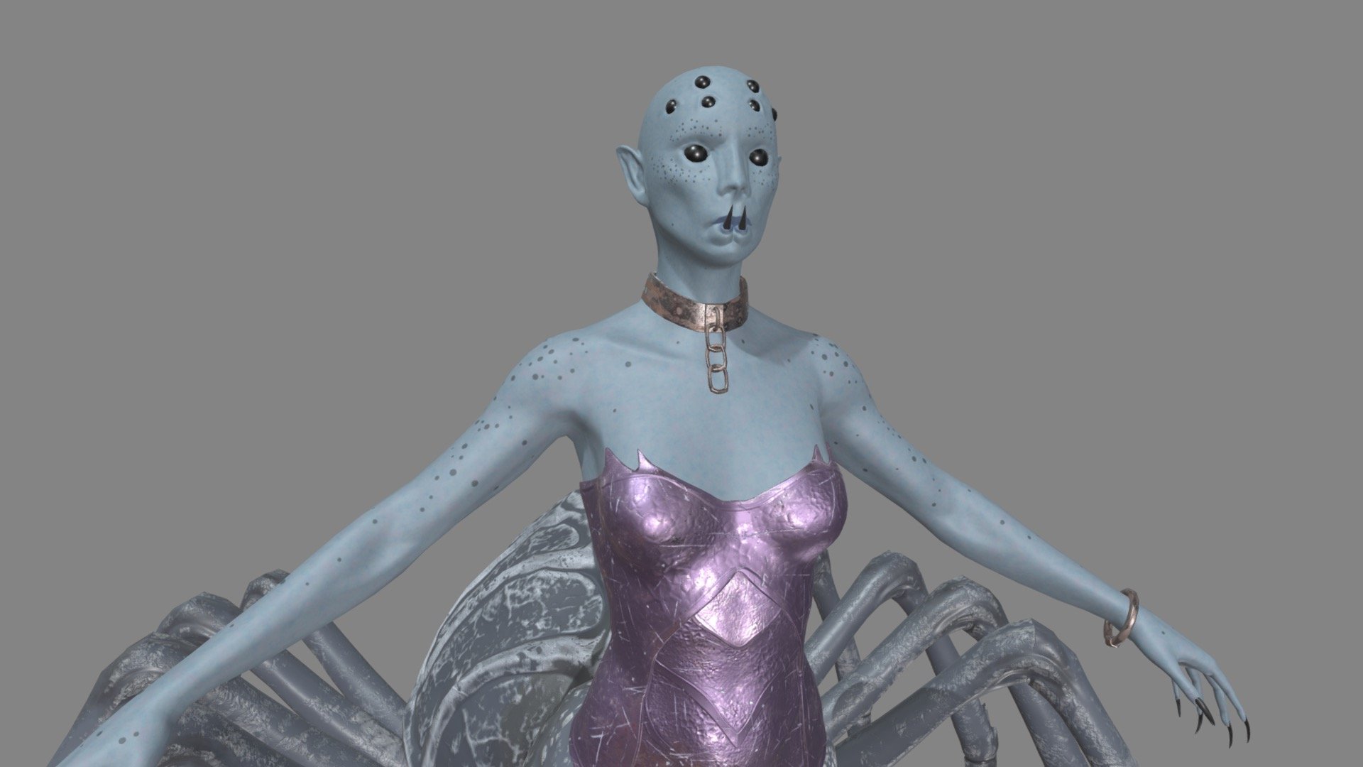 DnD Inspired Drider - 3D model by Kyle_Croft (@Kyle_Criser) [7ec6b2d] - Sketchfab