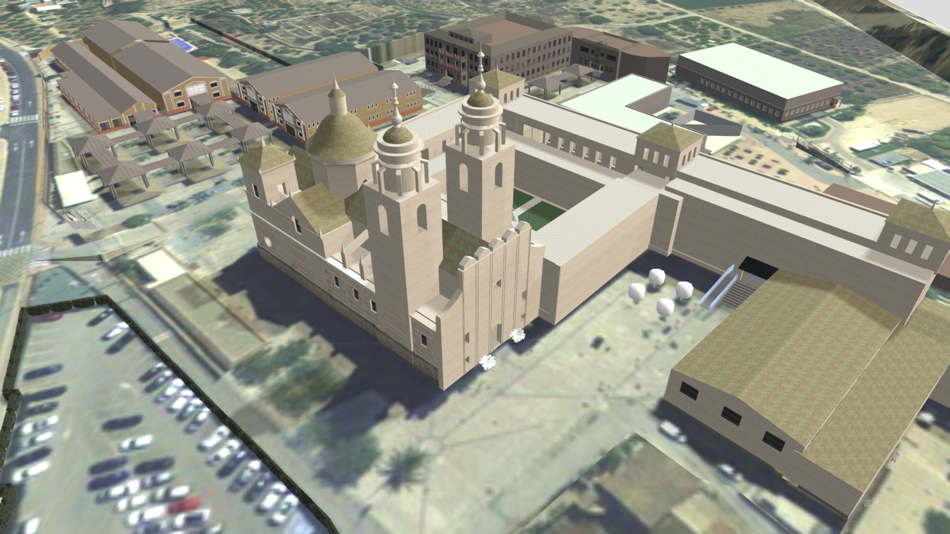 Campus UCAM Murcia - Download Free 3D model by UCAM University (@ucam ...
